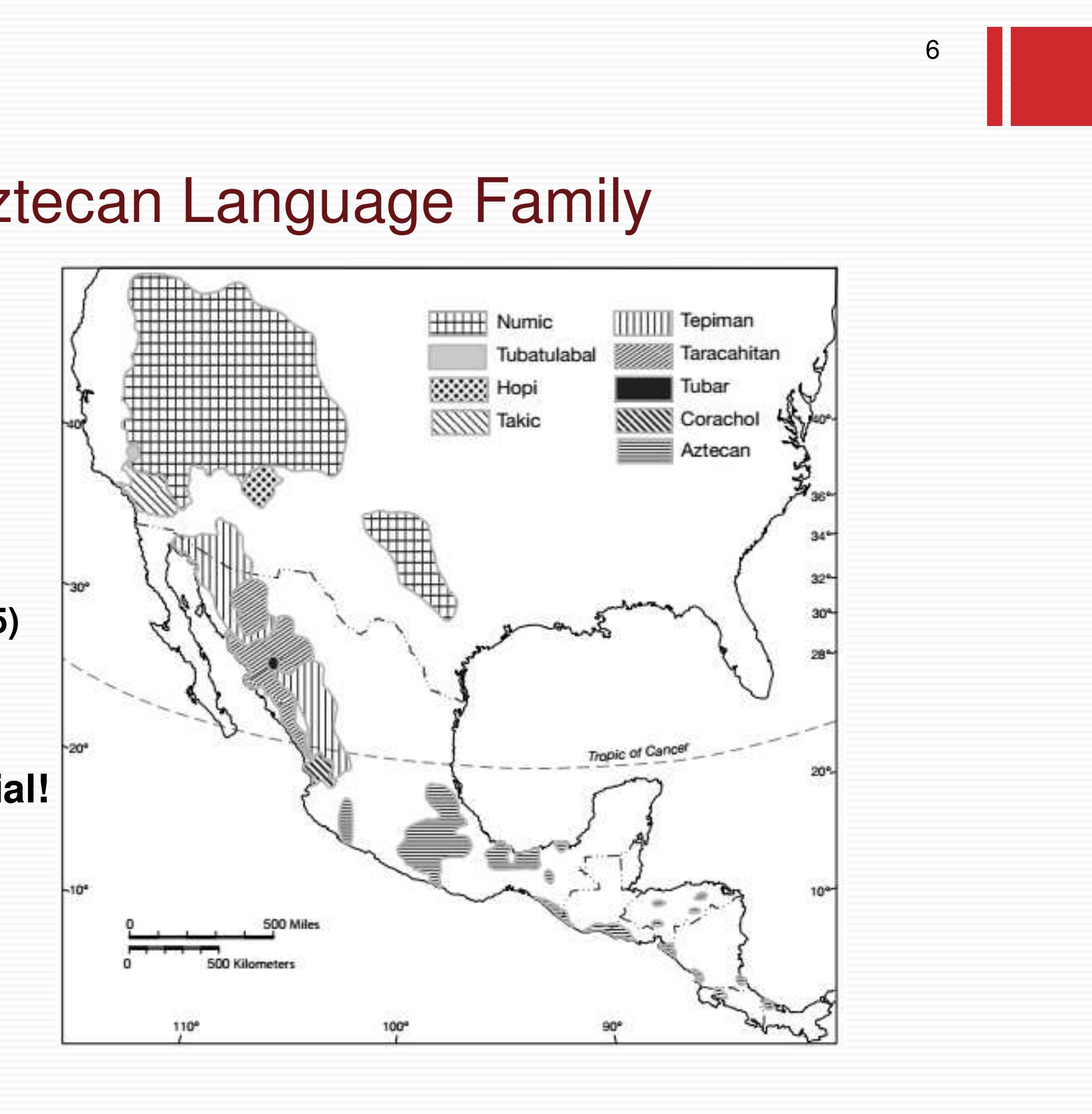 Figure 6 - Uto-Aztecan