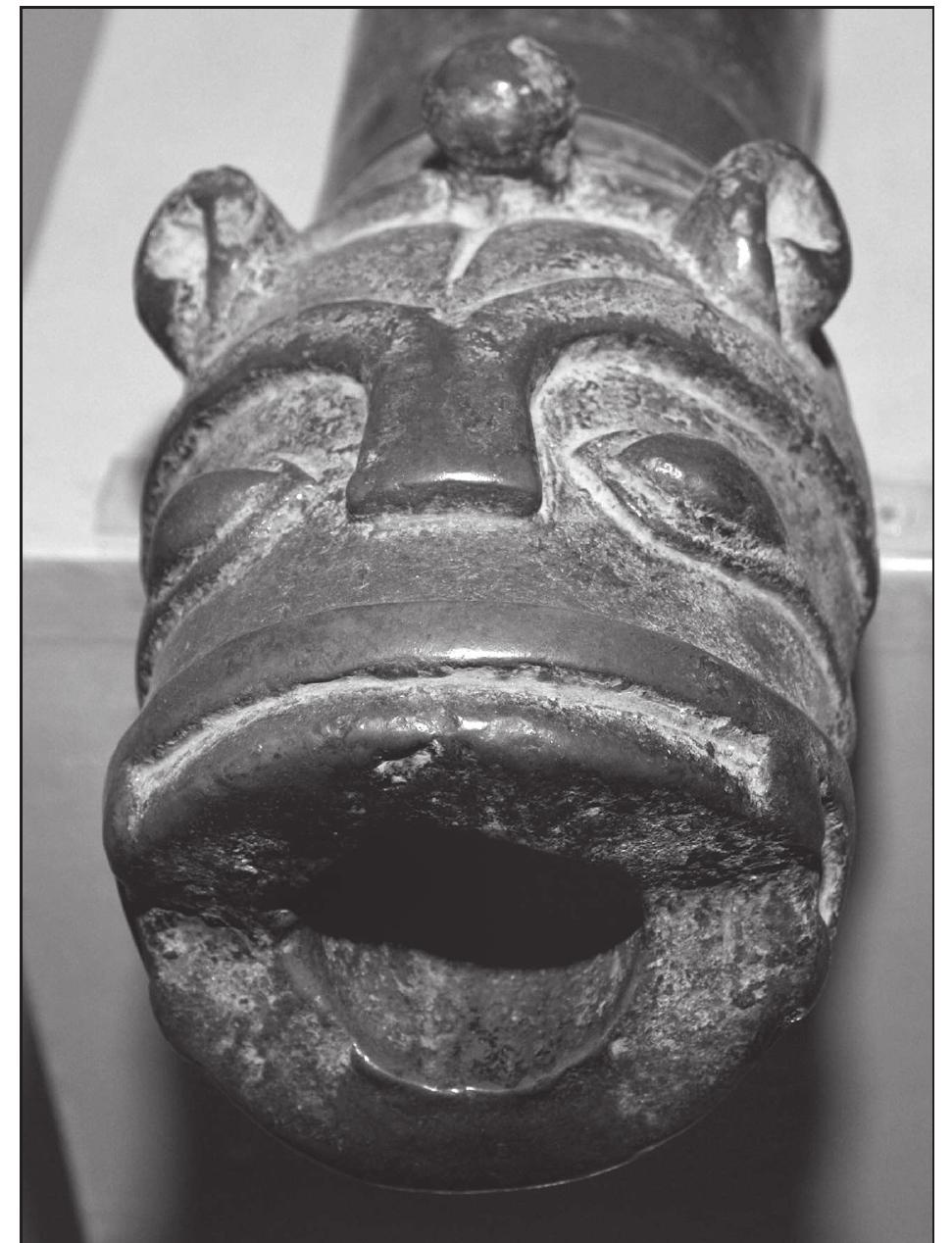 Fic. 7a. muzzle of sher shah’s cannon (acc. no. j-2280),