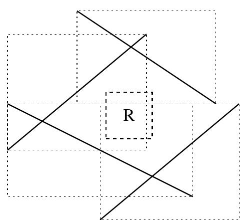 Answer: figure 21.17a) : representation of a segment by one
