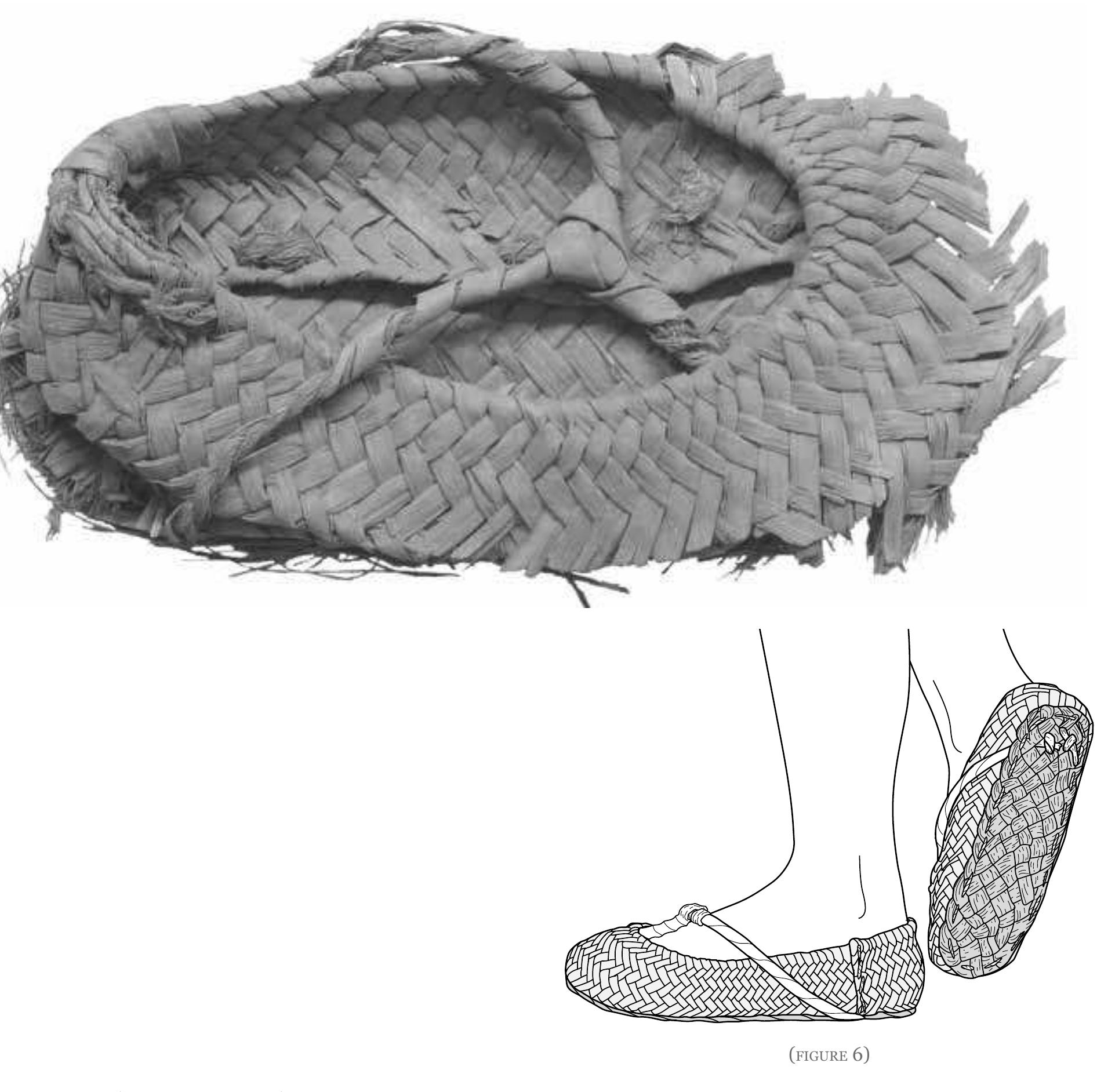 Fibre, open shoes (thus covering only the side of the foot)