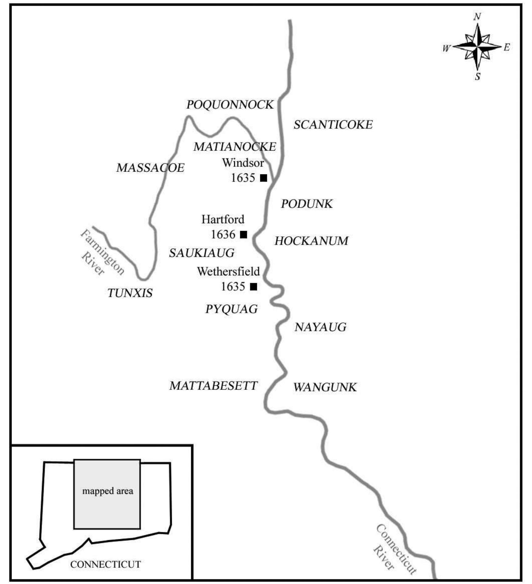 1. central connecticut's native american settlement