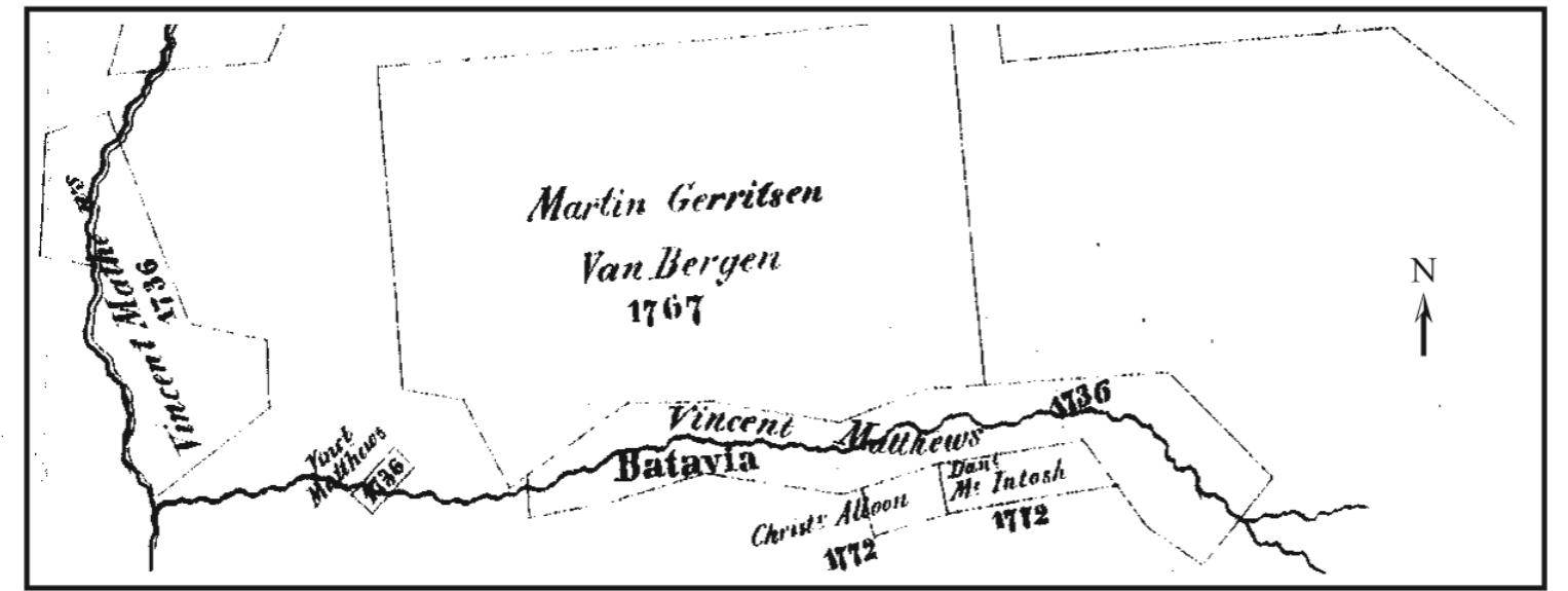 6. a map of patents made by simeon dewitt, new york’s