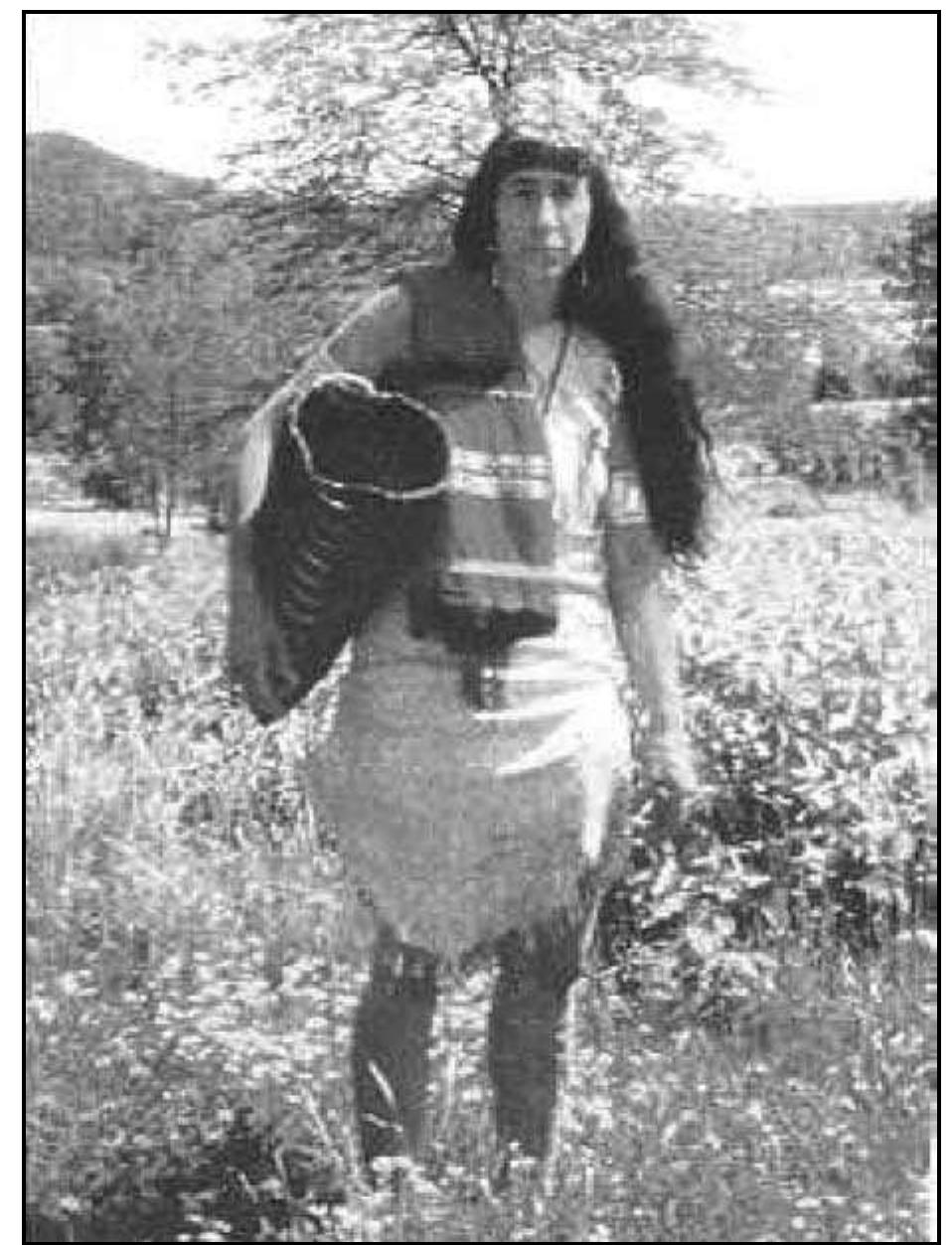 1. the author, shown here, tanned leather in the traditional