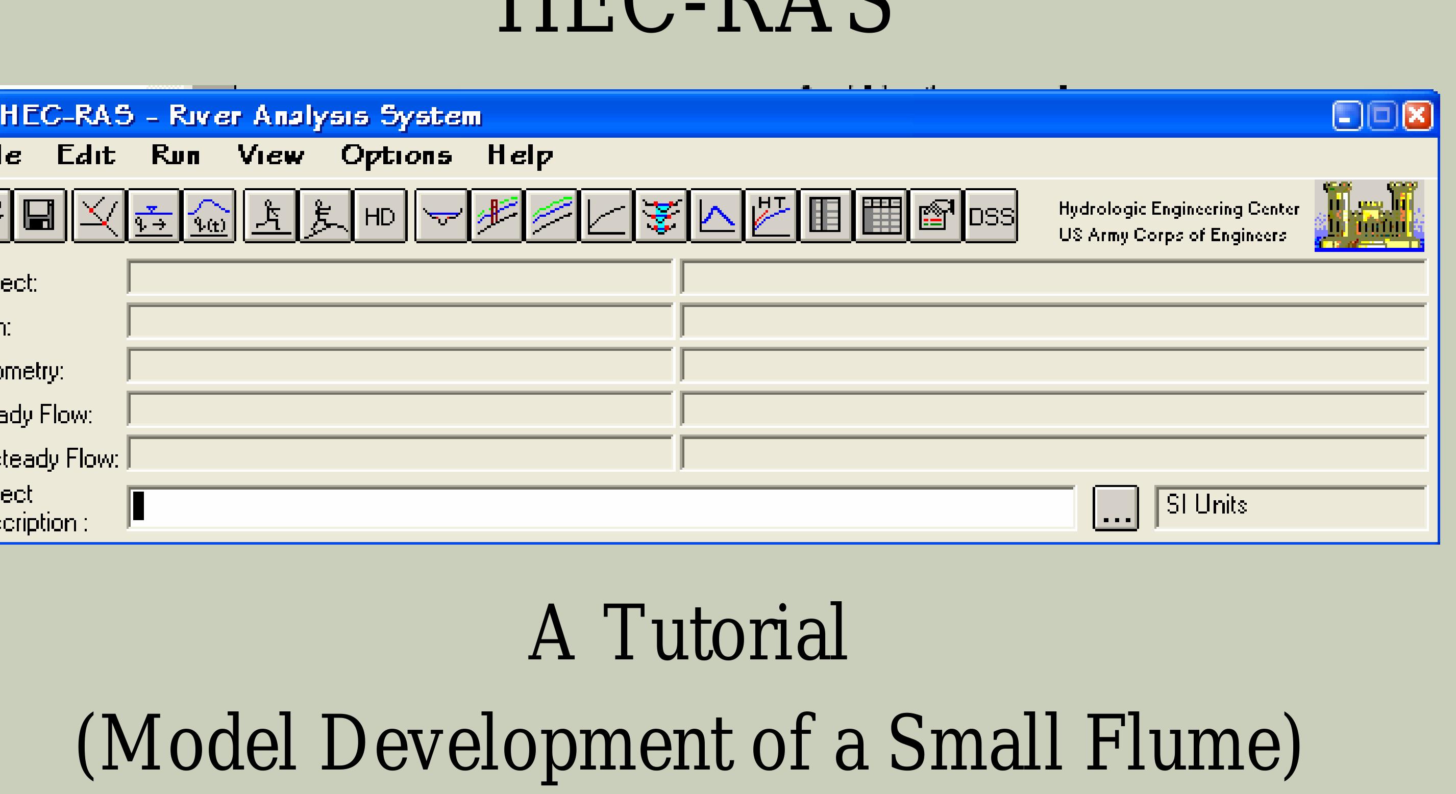 Figure 1 Hec Ras A Tutorial Model Development Of A Small