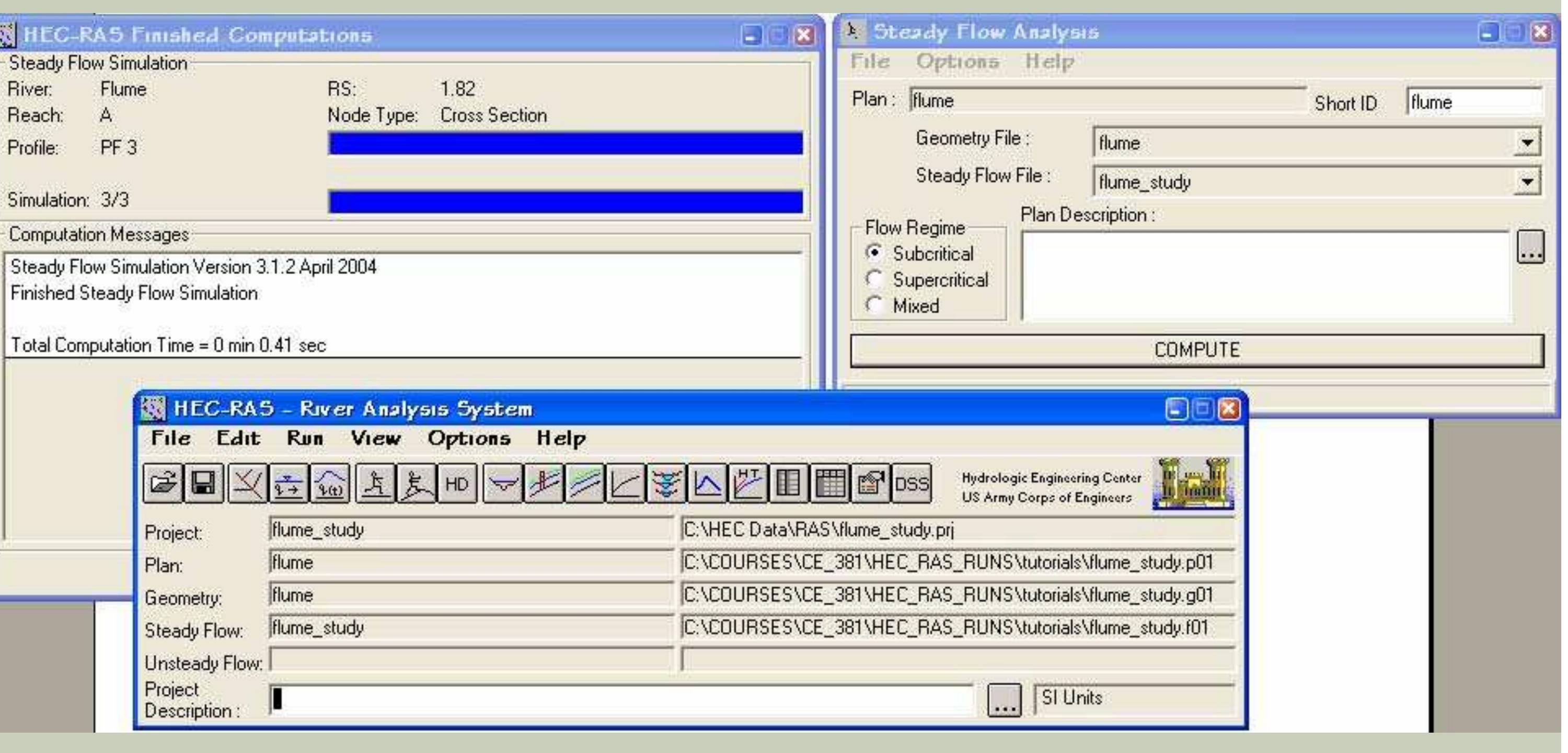 Figure 32 - HEC-RAS A Tutorial (Model Development of a Small