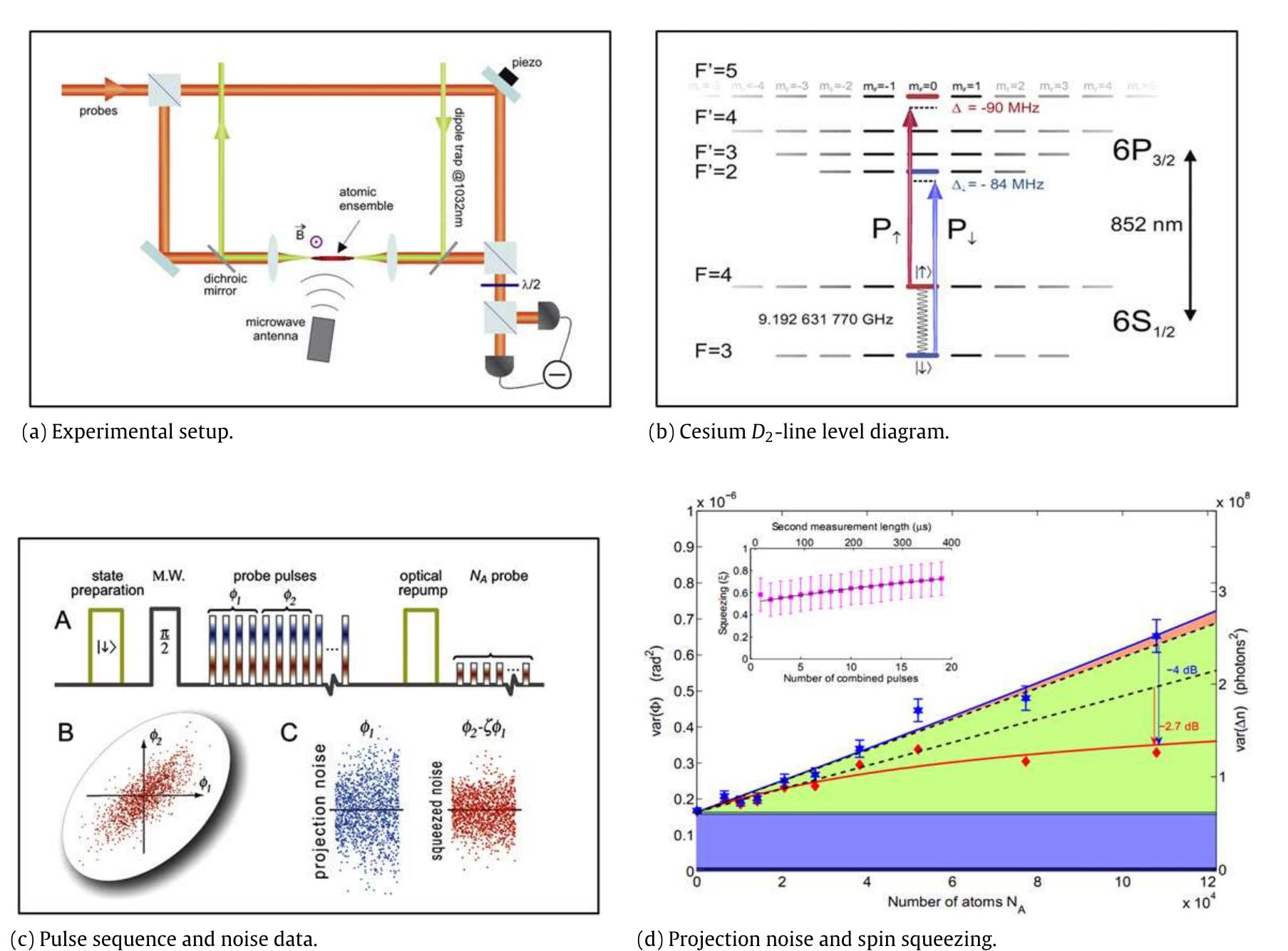 (a) schematic diagram of the qnd measurement experimental