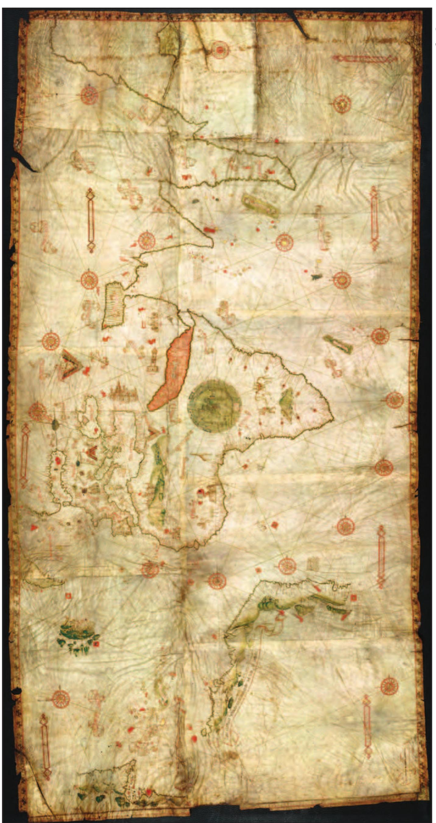 Figure 3 - Waldseemüller’s World Maps of 1507 and 1516: