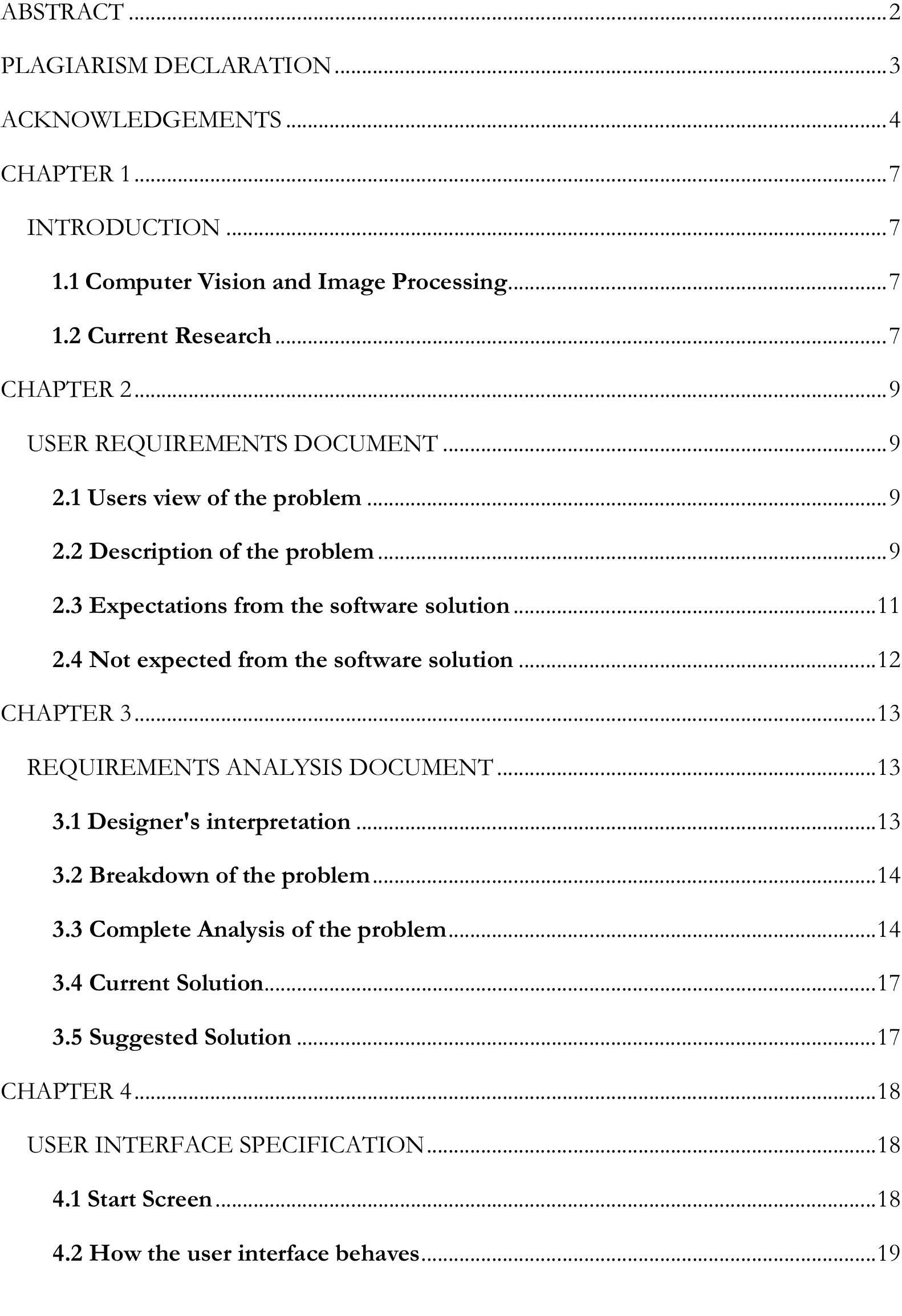 Table 1 - SUSPICIOUS ACTIVITY DETECTION