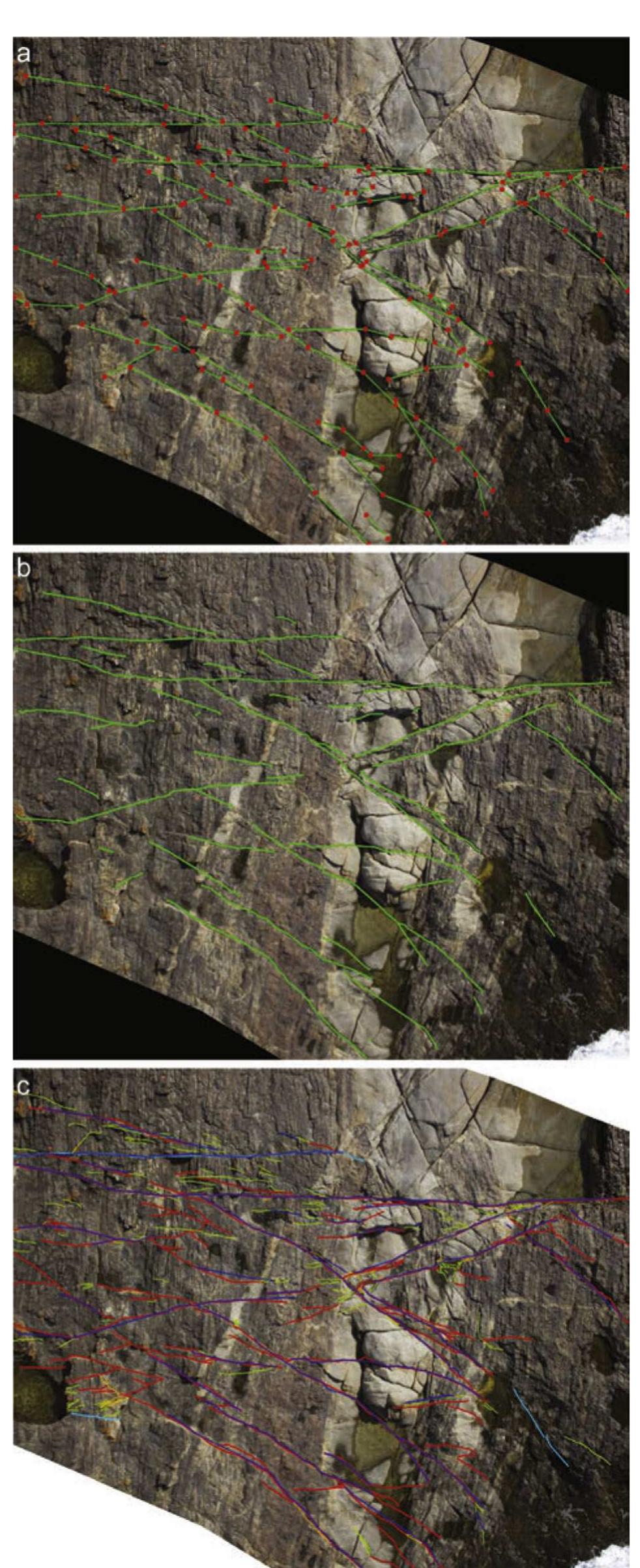 (a) a sketch map of the approximate locations of faults in