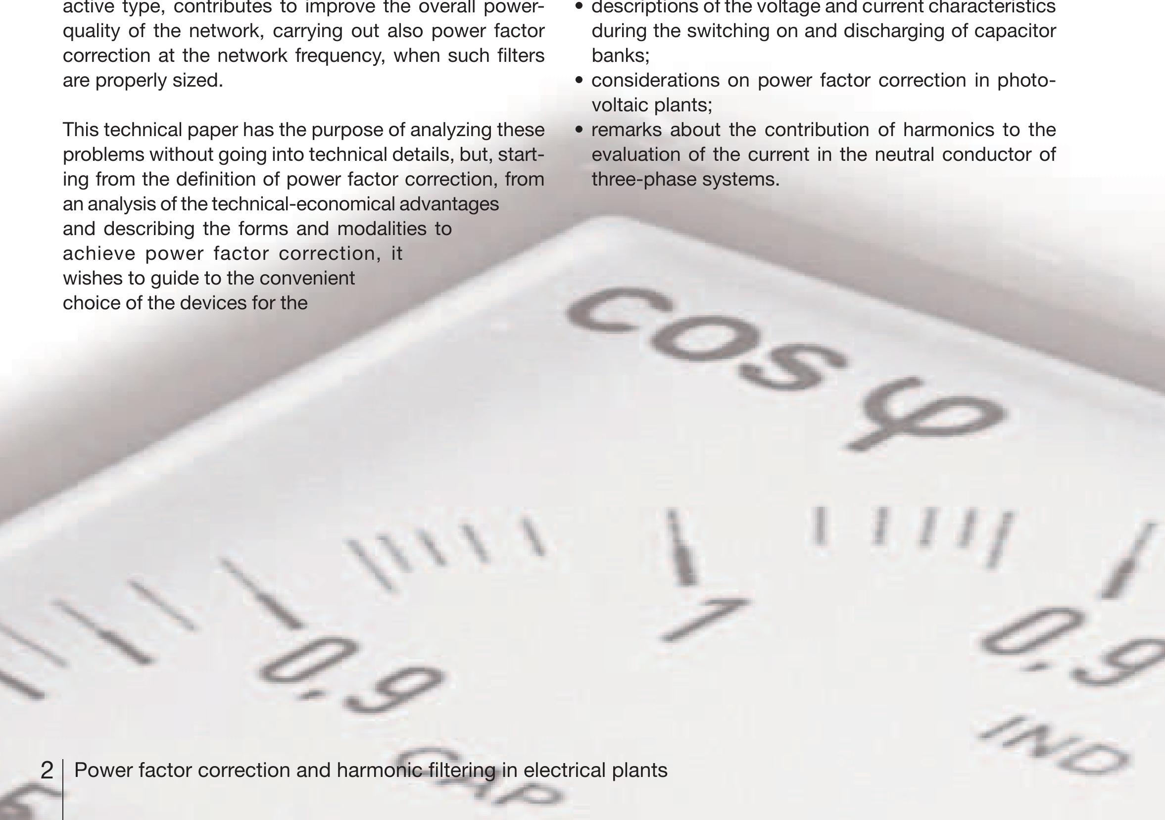 Figure 2 - 34 Power factor correction and harmonic filtering