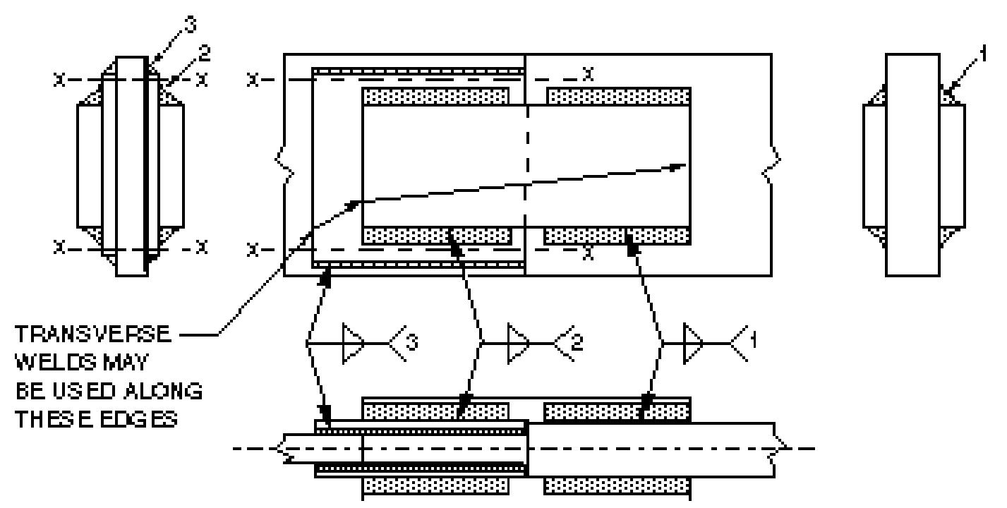 2.14.3 corner and t-joint reinforcement. if fillet welds are