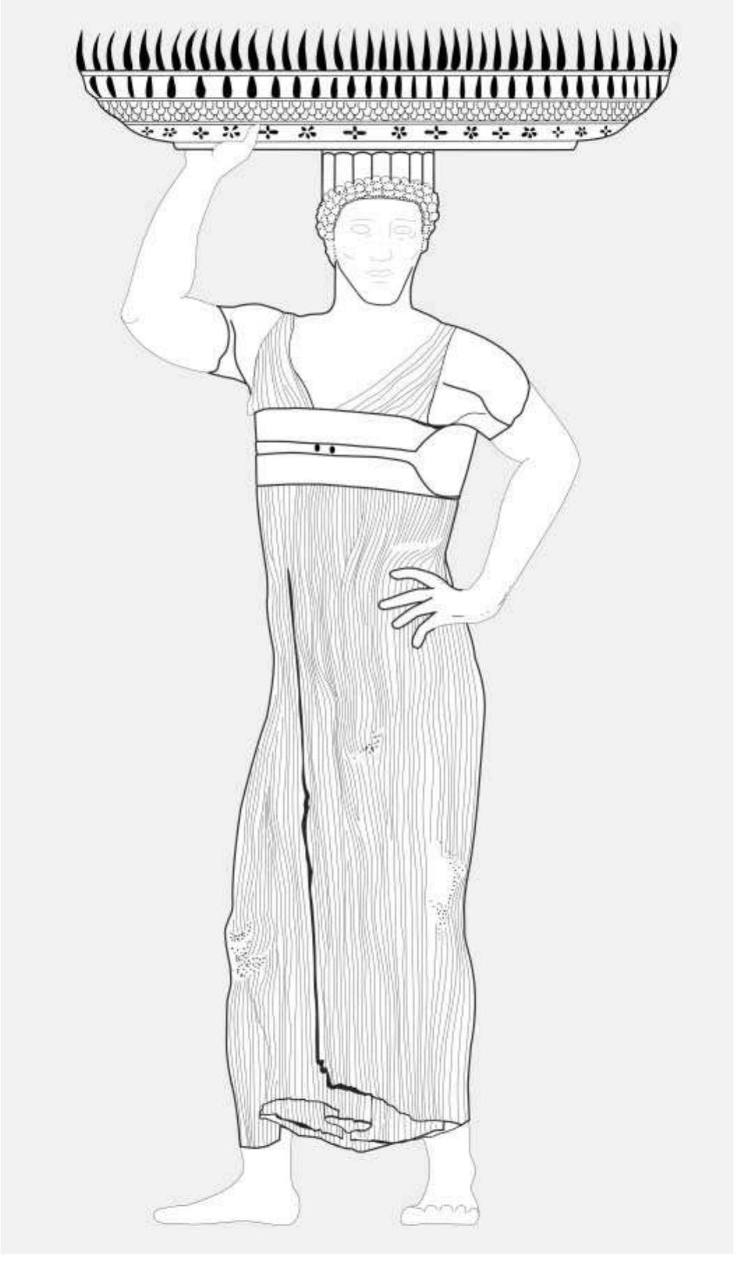 25 reconstruction of the motya youth shown wearing a