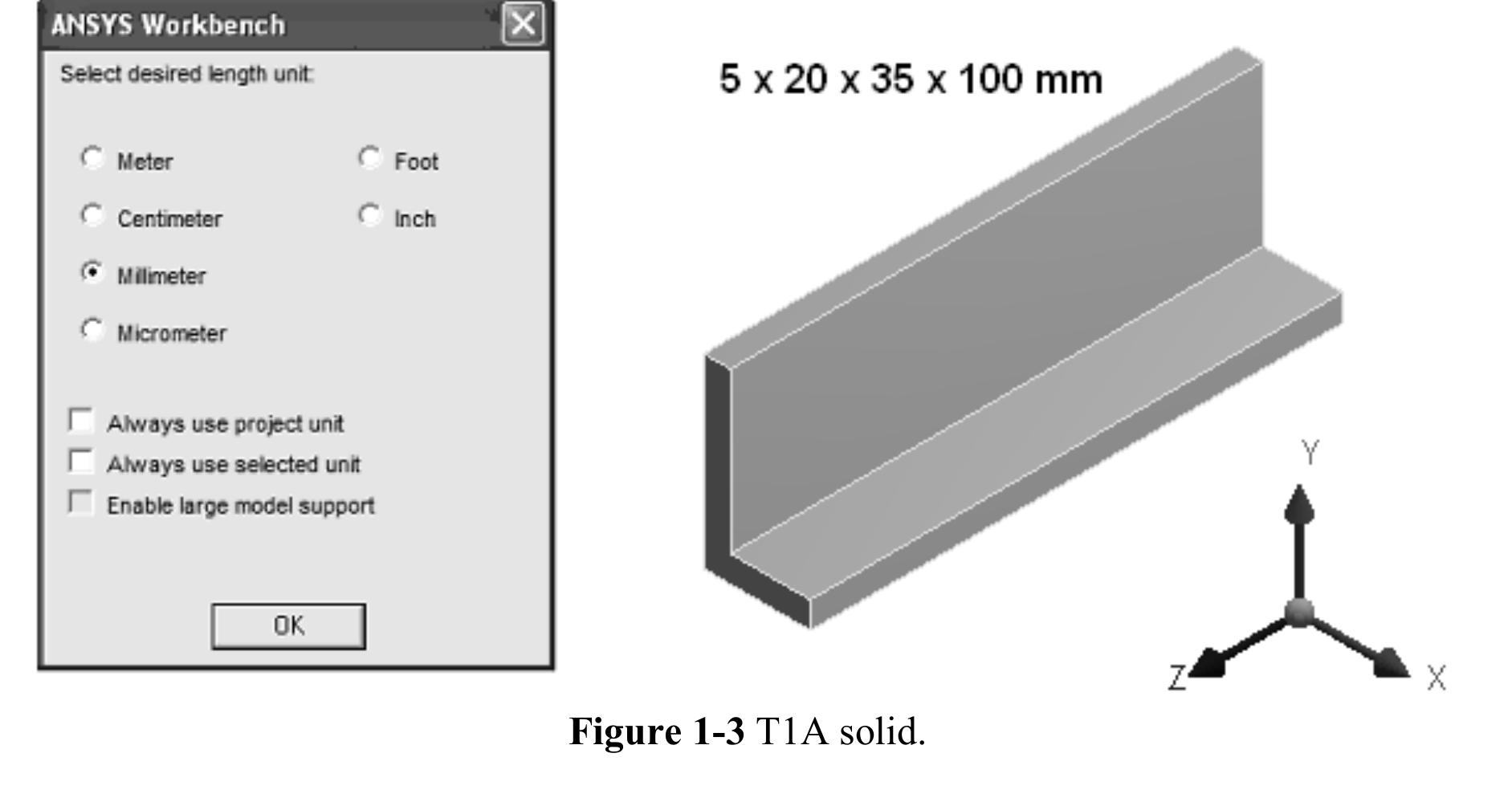 We will sketch the l-shaped cross section on the xy plane.