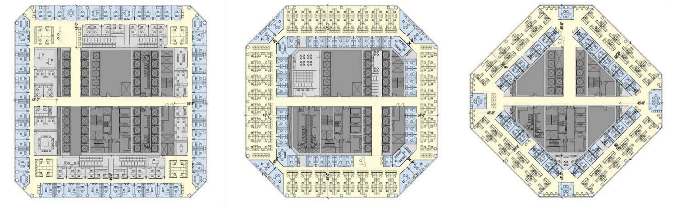Typical high-rise floor plan typical low-rise floor plan