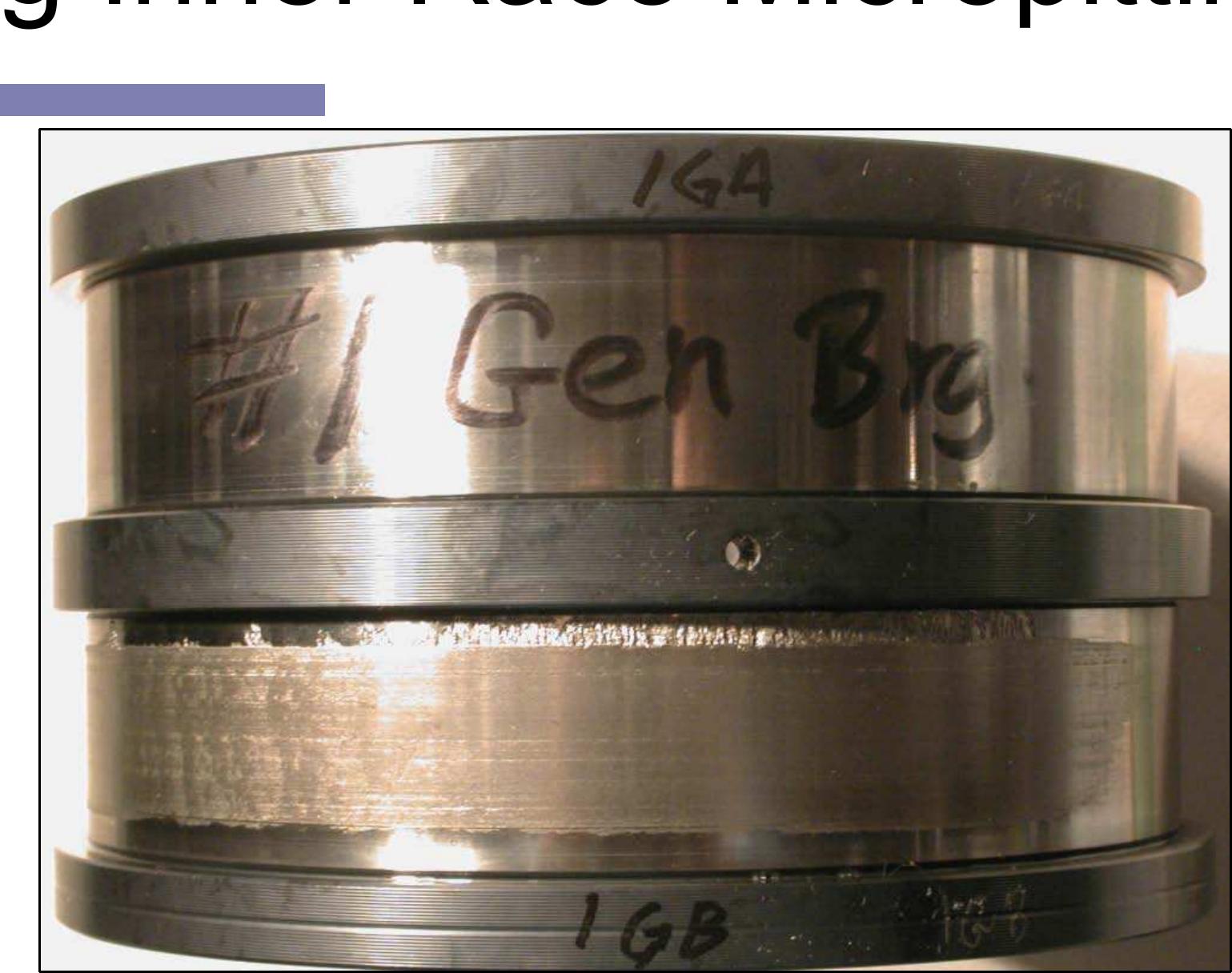 Figure 5 - Wind Turbine Gearbox Wear and Failure Modes and
