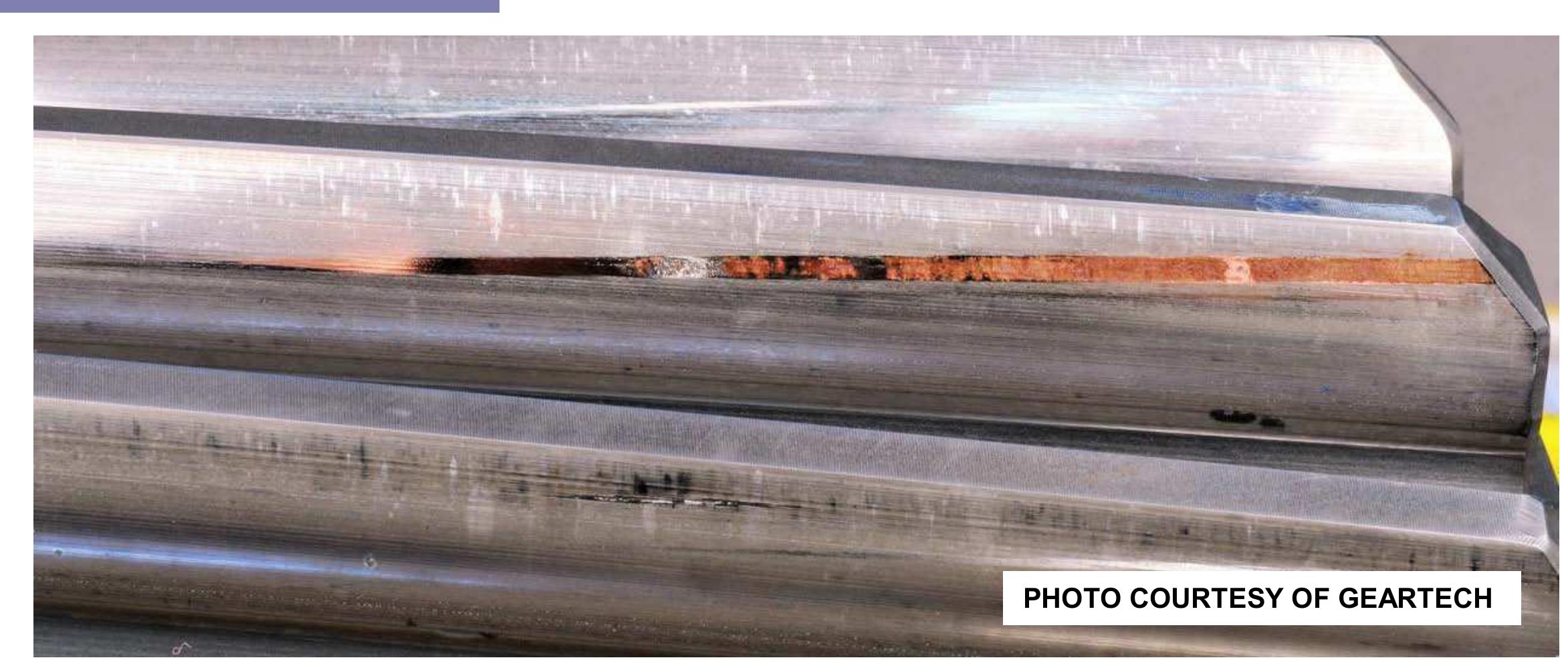 Figure 17 - Wind Turbine Gearbox Wear and Failure Modes and