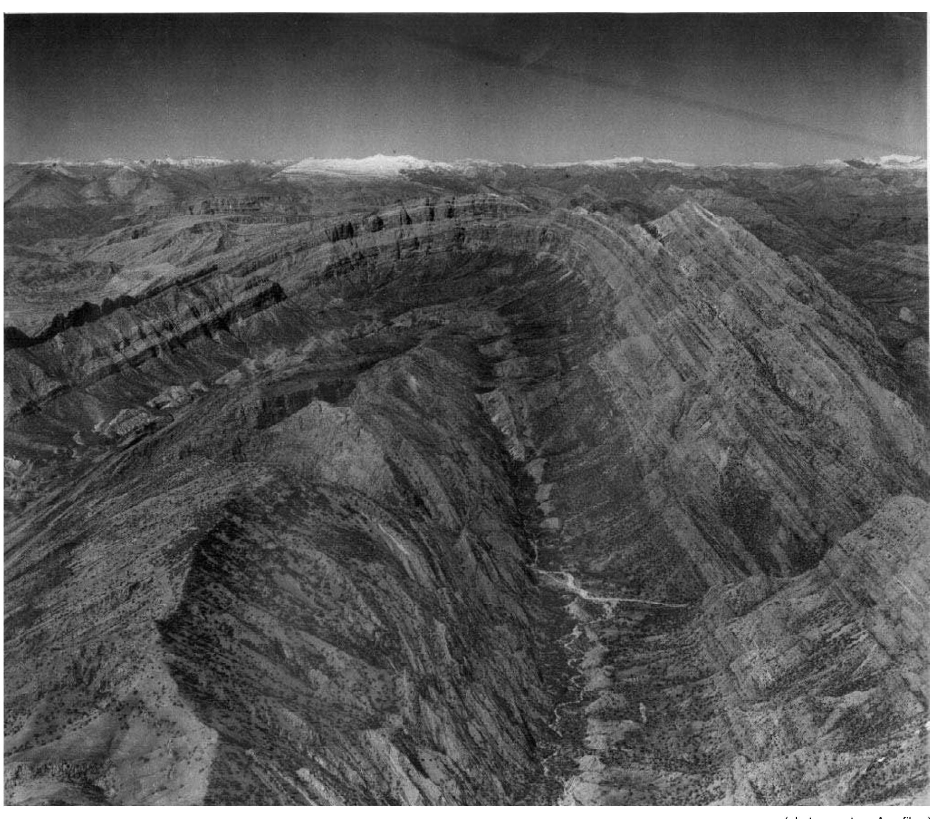 Draw a sketch geological map of the area to show the