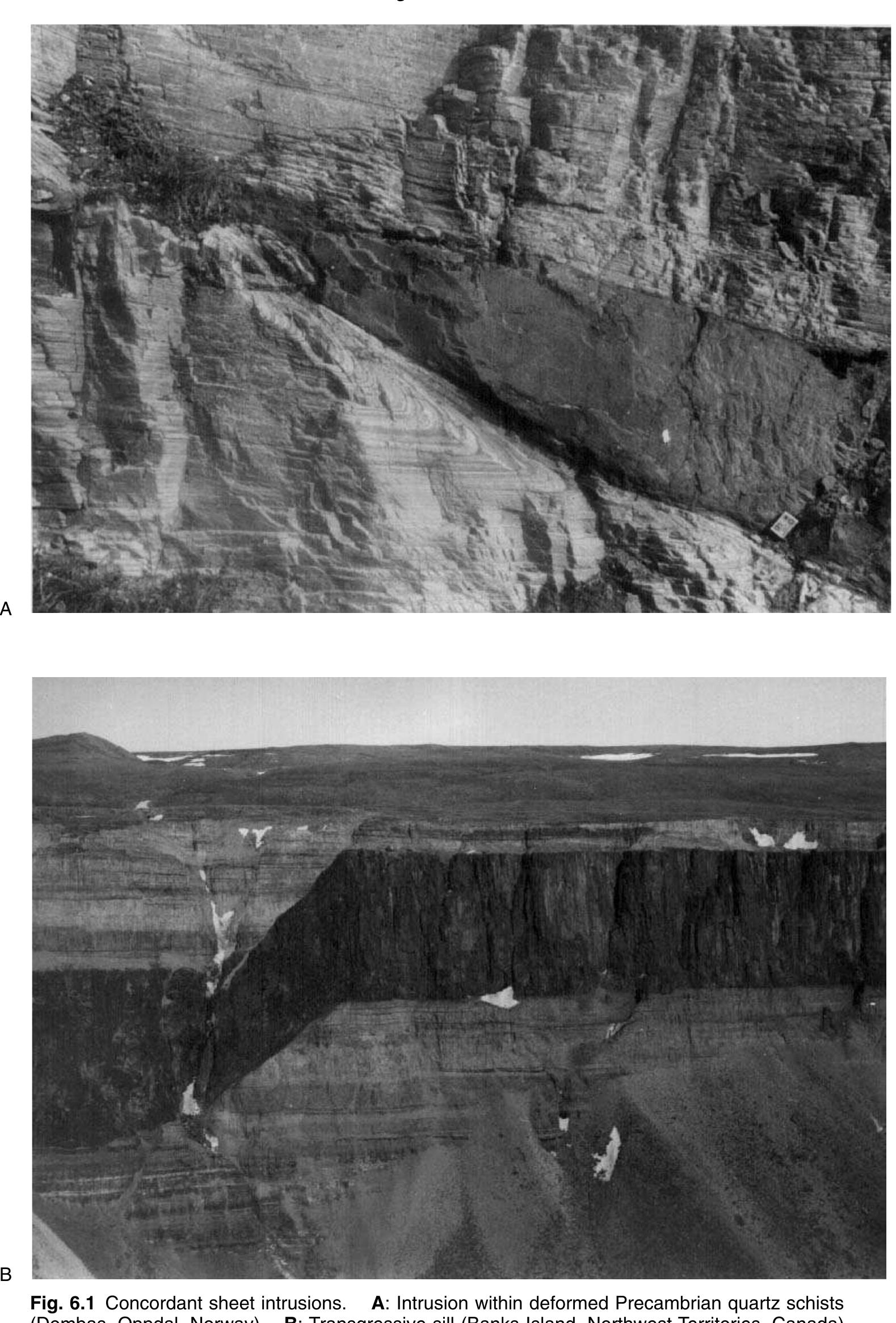 Volcanoes of central type. erosion produces a roughly