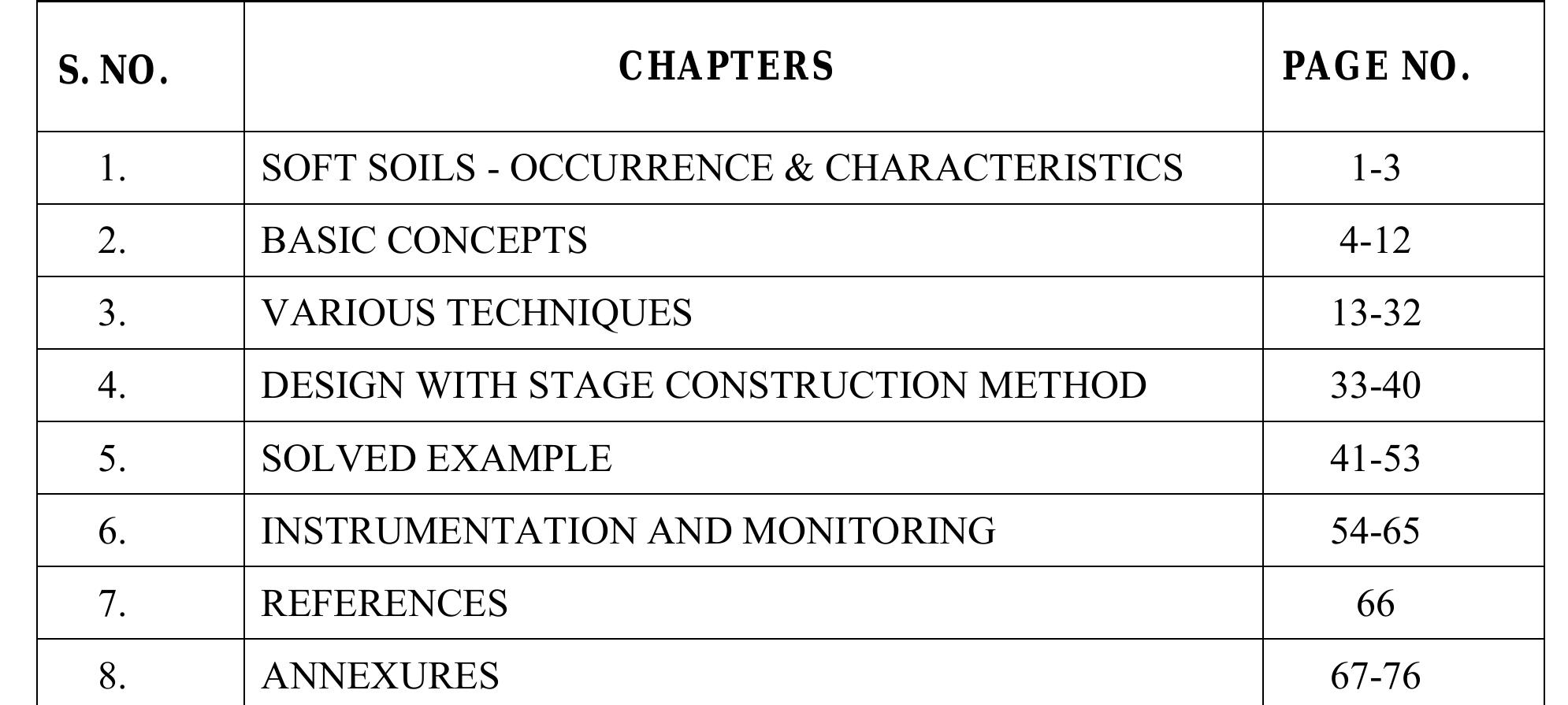 Figure 1 - Guidelines on soft soils-stage construction