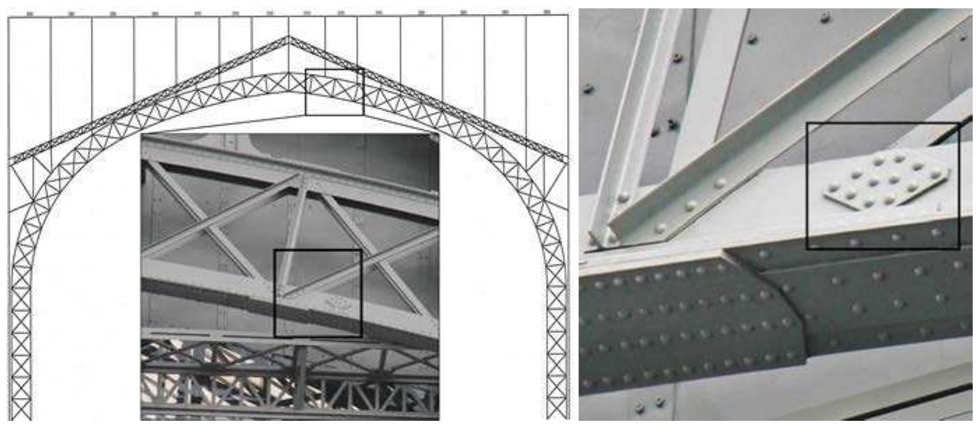 Figure 31 - Riveted Connections in Historical Metal
