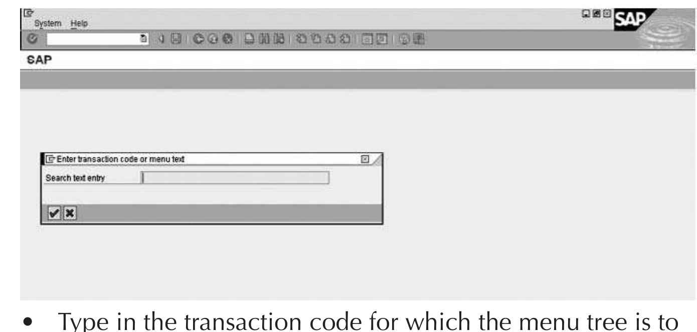 Figure 26 - SAP Transaction Codes
