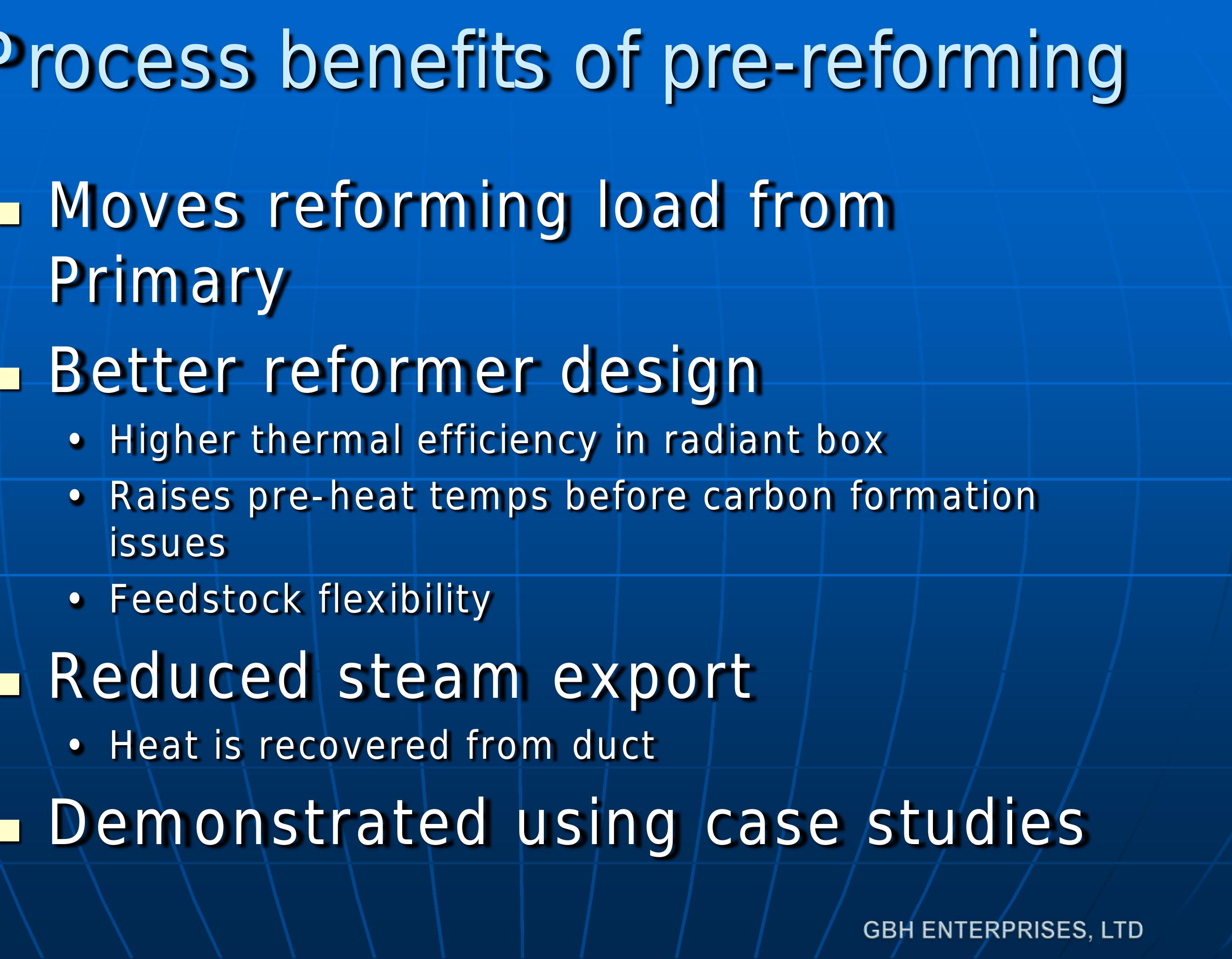(PDF) Principles of Pre-reforming Technology