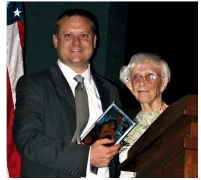 Dr. merle greene robertson received the first-ever lifetime
