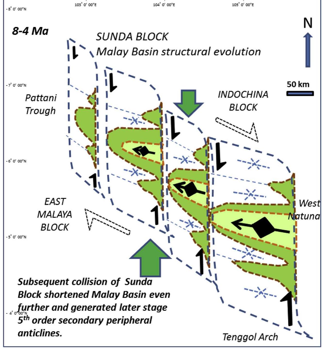 Malay basin structural evolution during late miocene to
