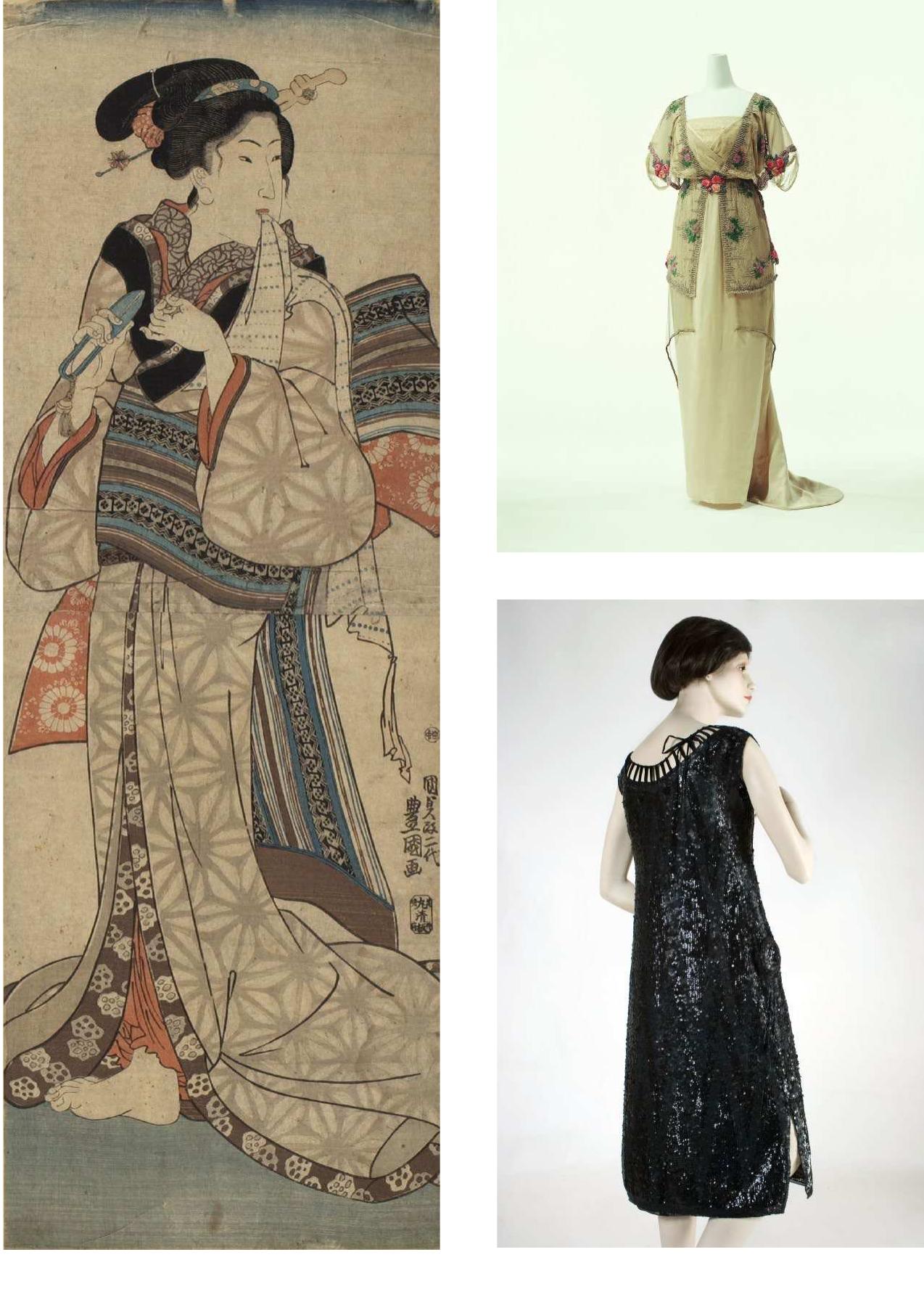 Rigure lz paul poiret, evening dress, 1910-11, kyoto costume