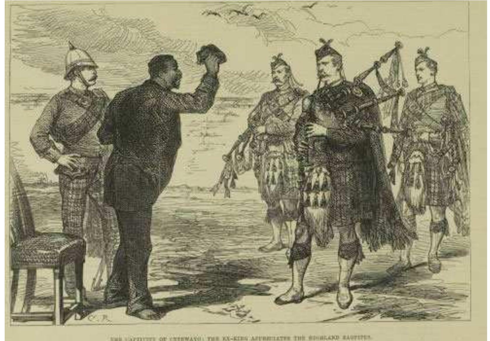 ‘the captive king cetewayo” (_illustrated london news_, 29