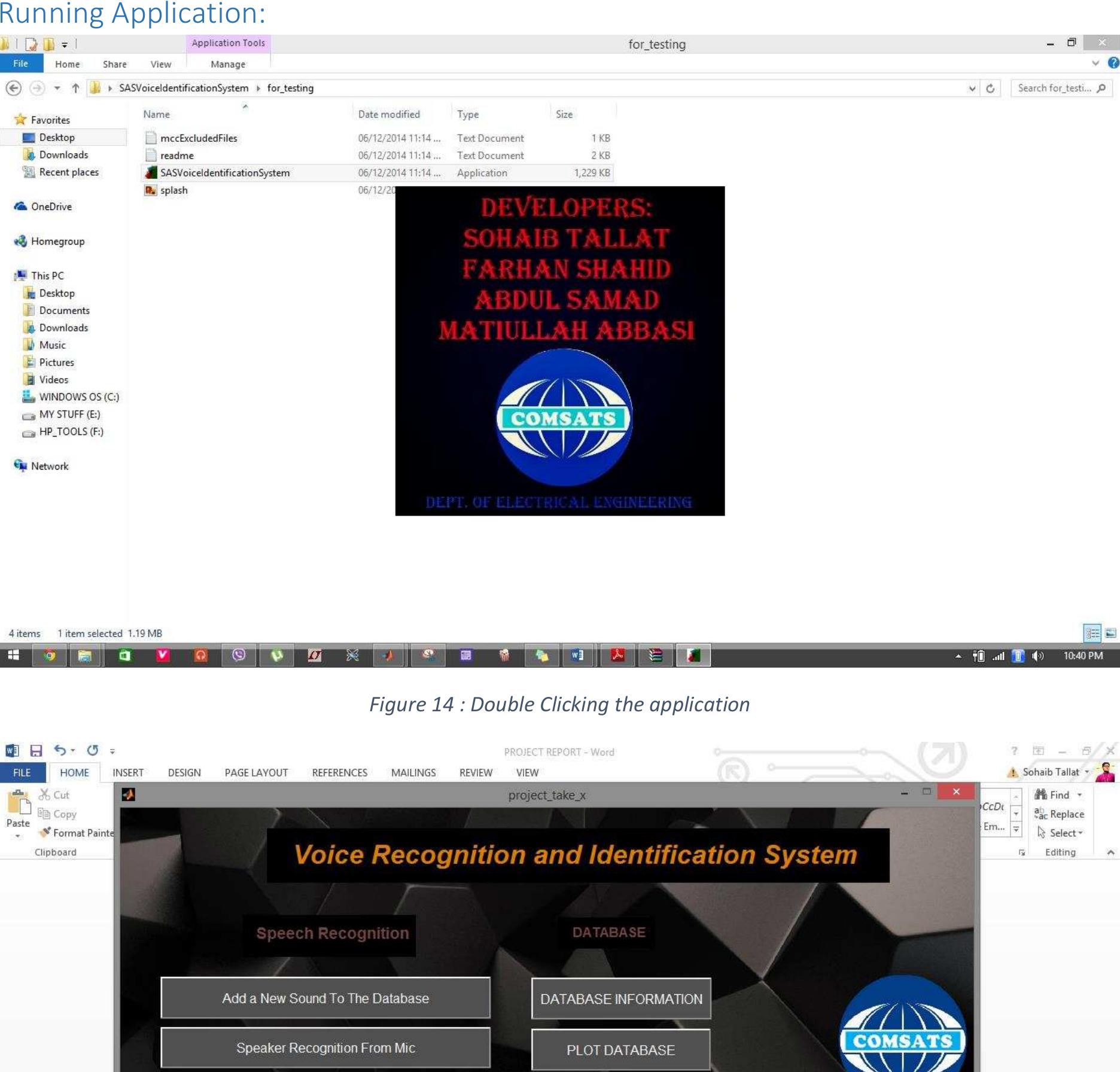 The code files are included along with the project repot in