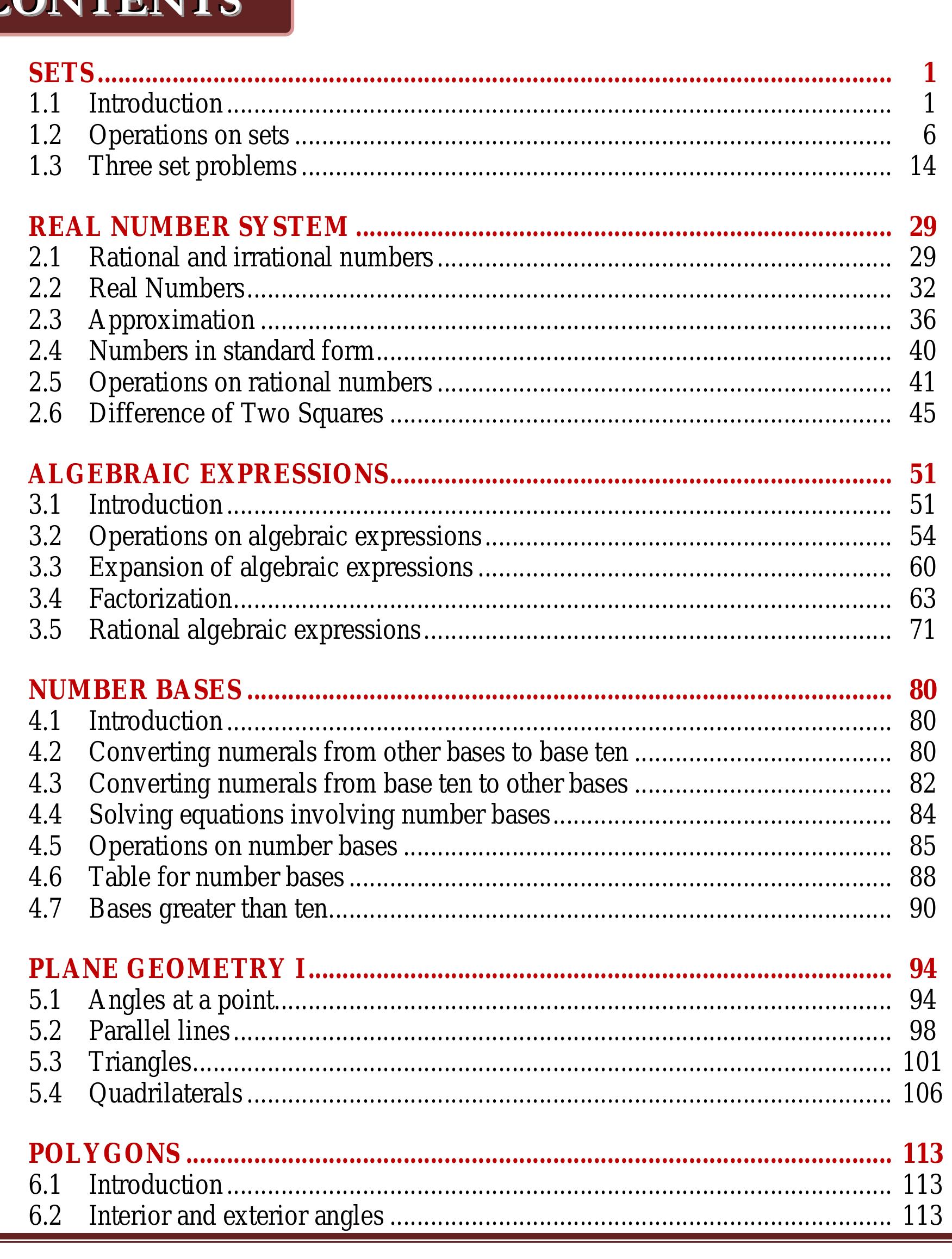 (PDF) CORE MATHEMATICS FOR SENIOR HIGH SCHOOLS