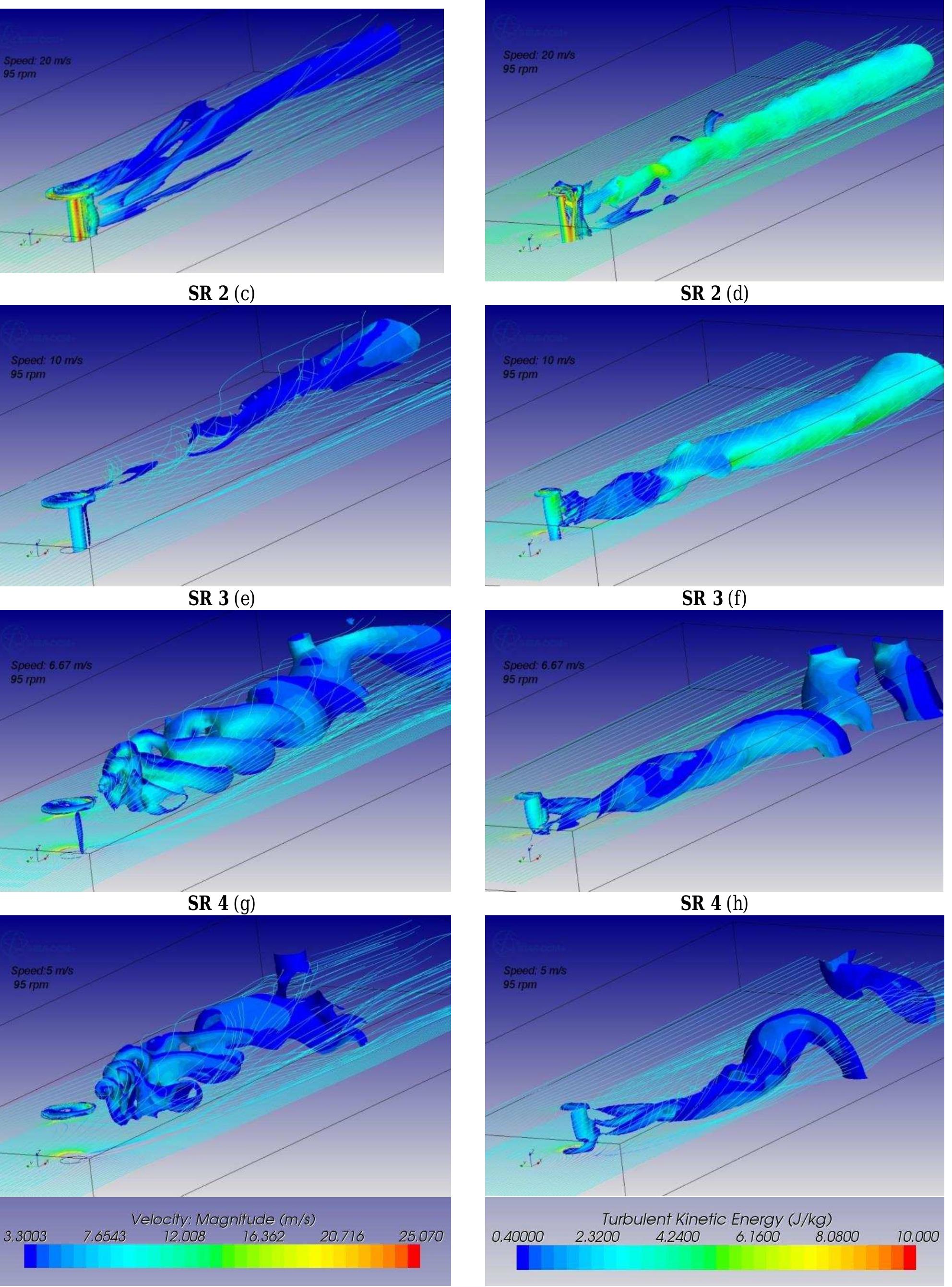Streamlines and vortex structures represented by an