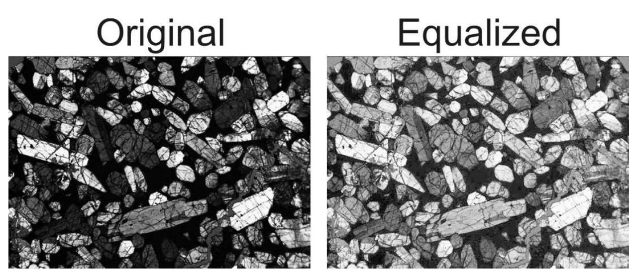 9 Test Image Before And After Histogram Equalization