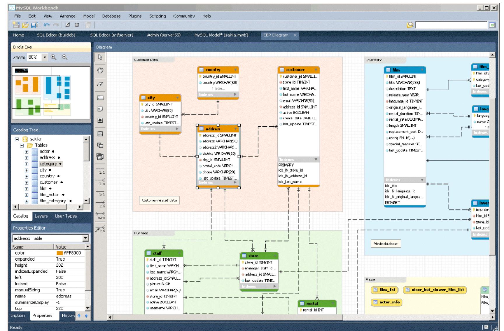 Mysql workbench — visual database design modeling and