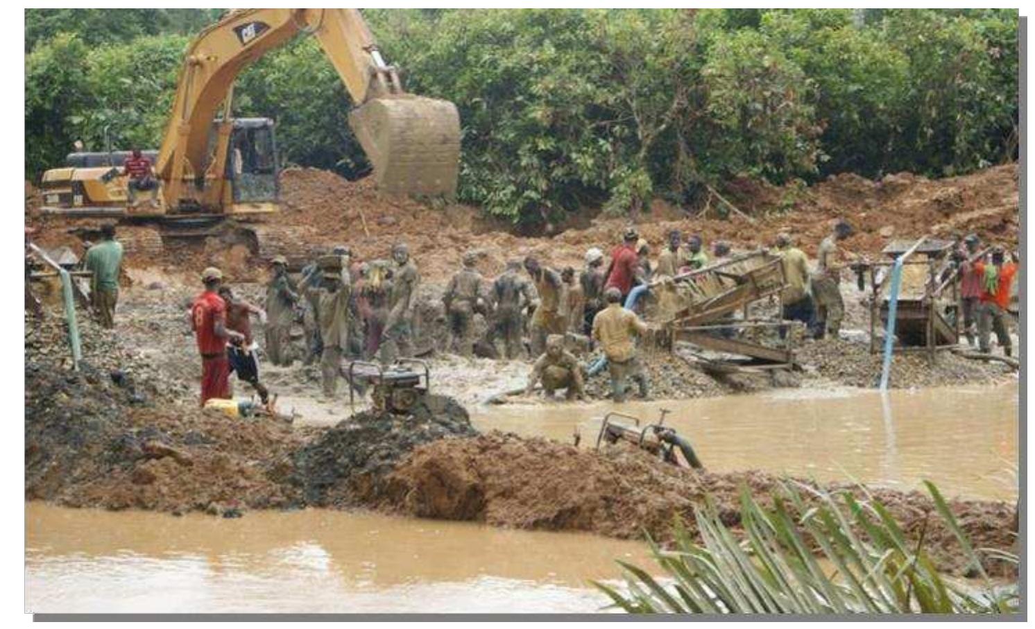 Figure 2 - from The impact of small-scale gold mining on