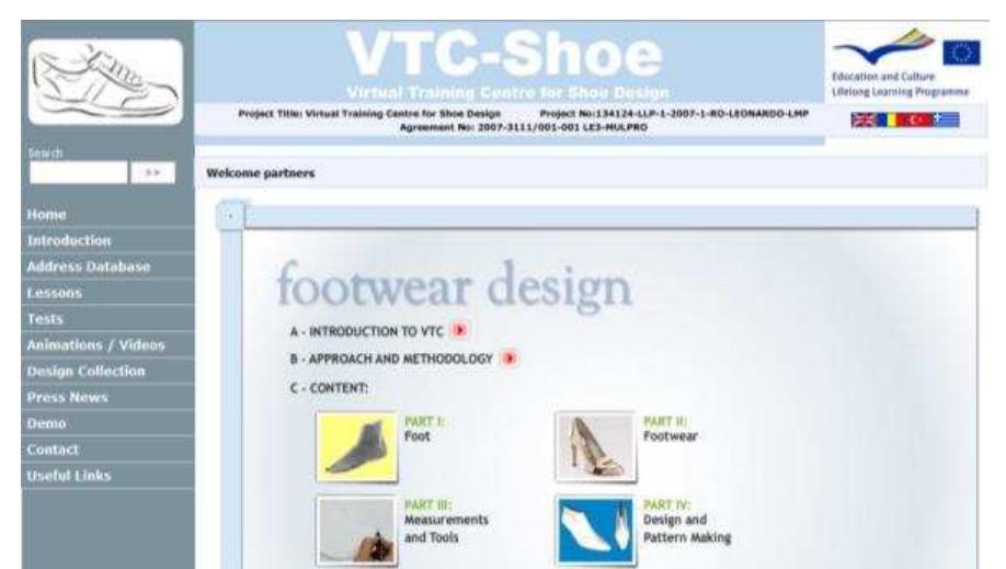 Learning modules: module i-foot, module i]-footwear, module