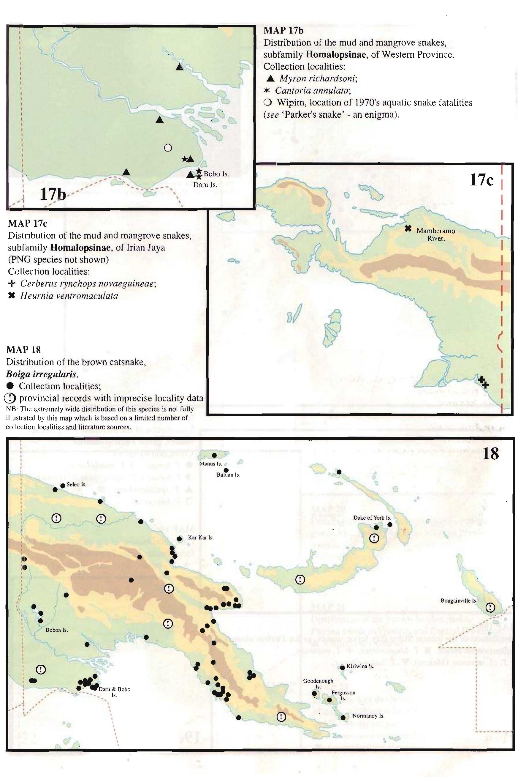 Figure 147 - A Guide to the Snakes of Papua New Guinea