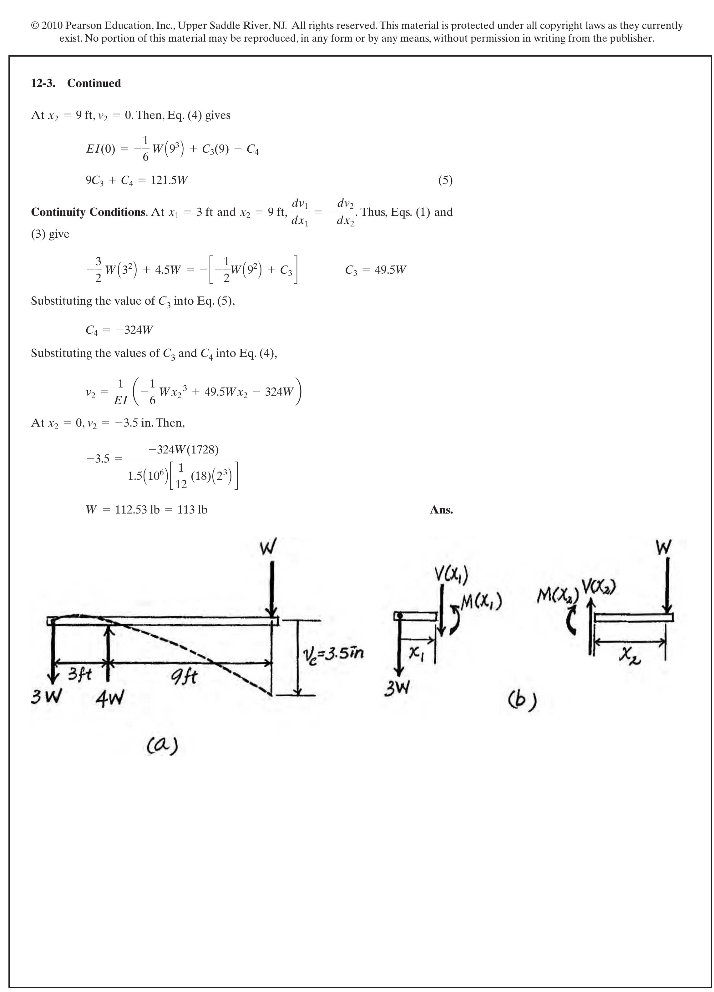 Figure 46 - Ch11-12 beams & shafts - design & deflection