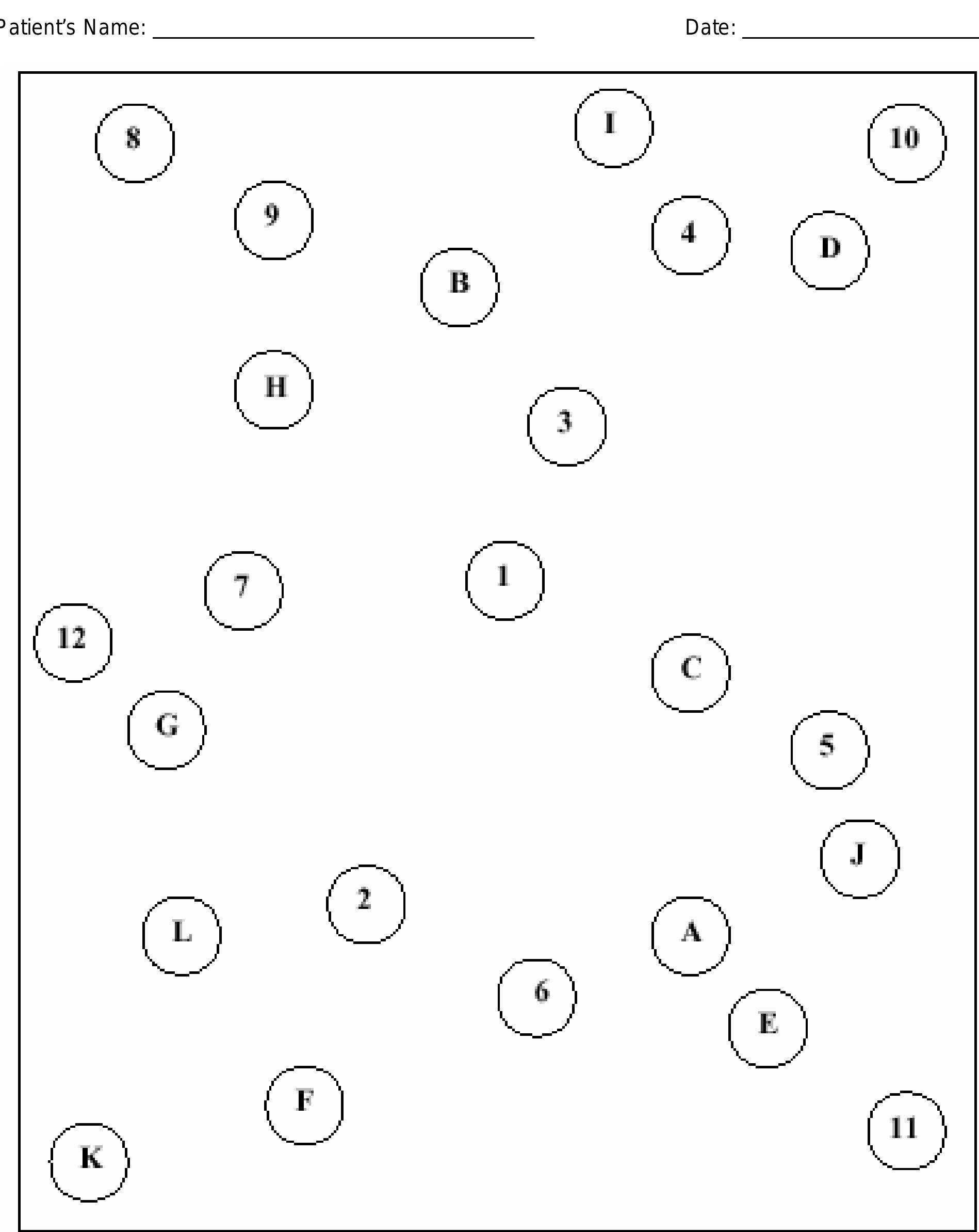 (PDF) Trail Making Test (TMT) Parts A & B