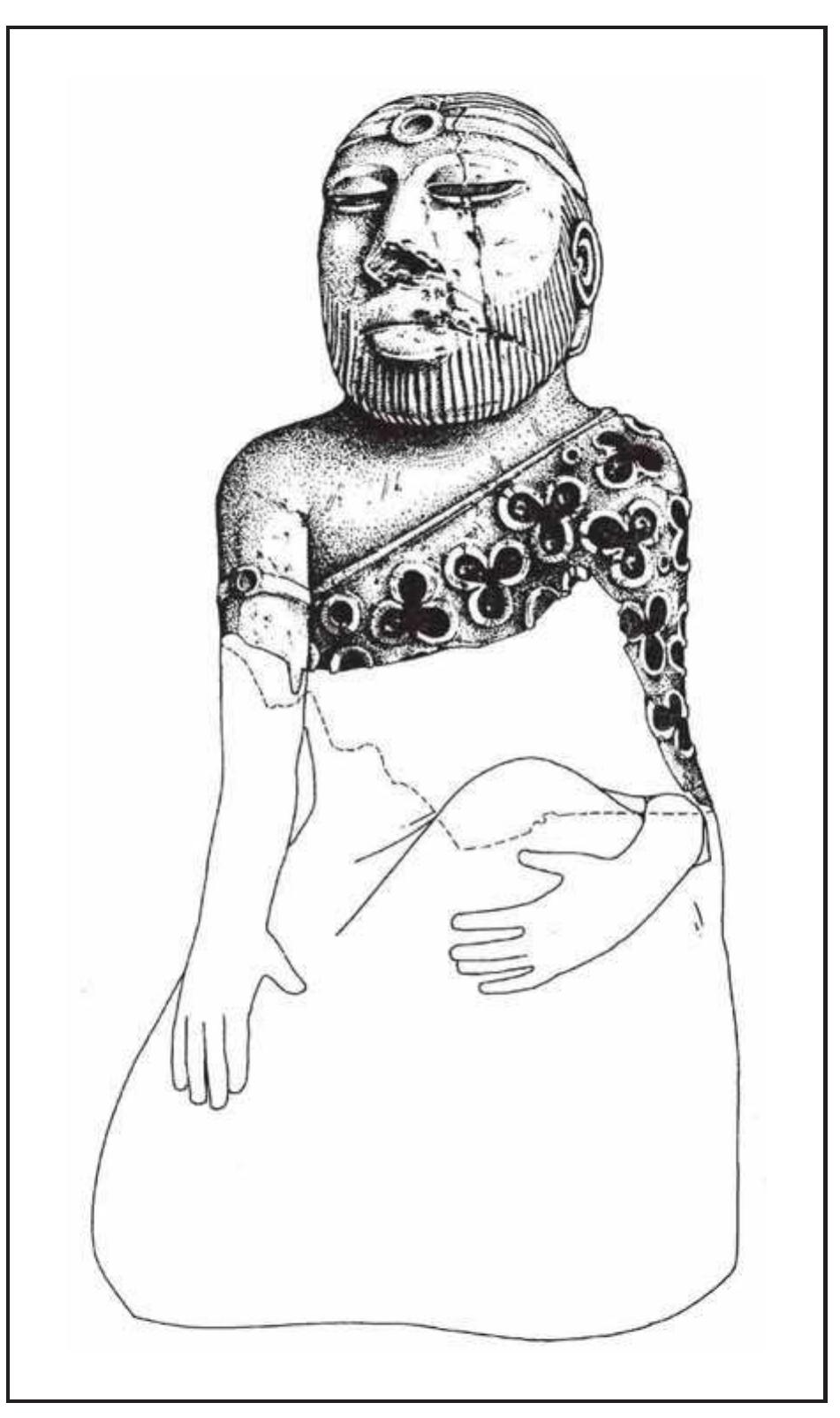 Harappan priest reconstruction combining the priest head and