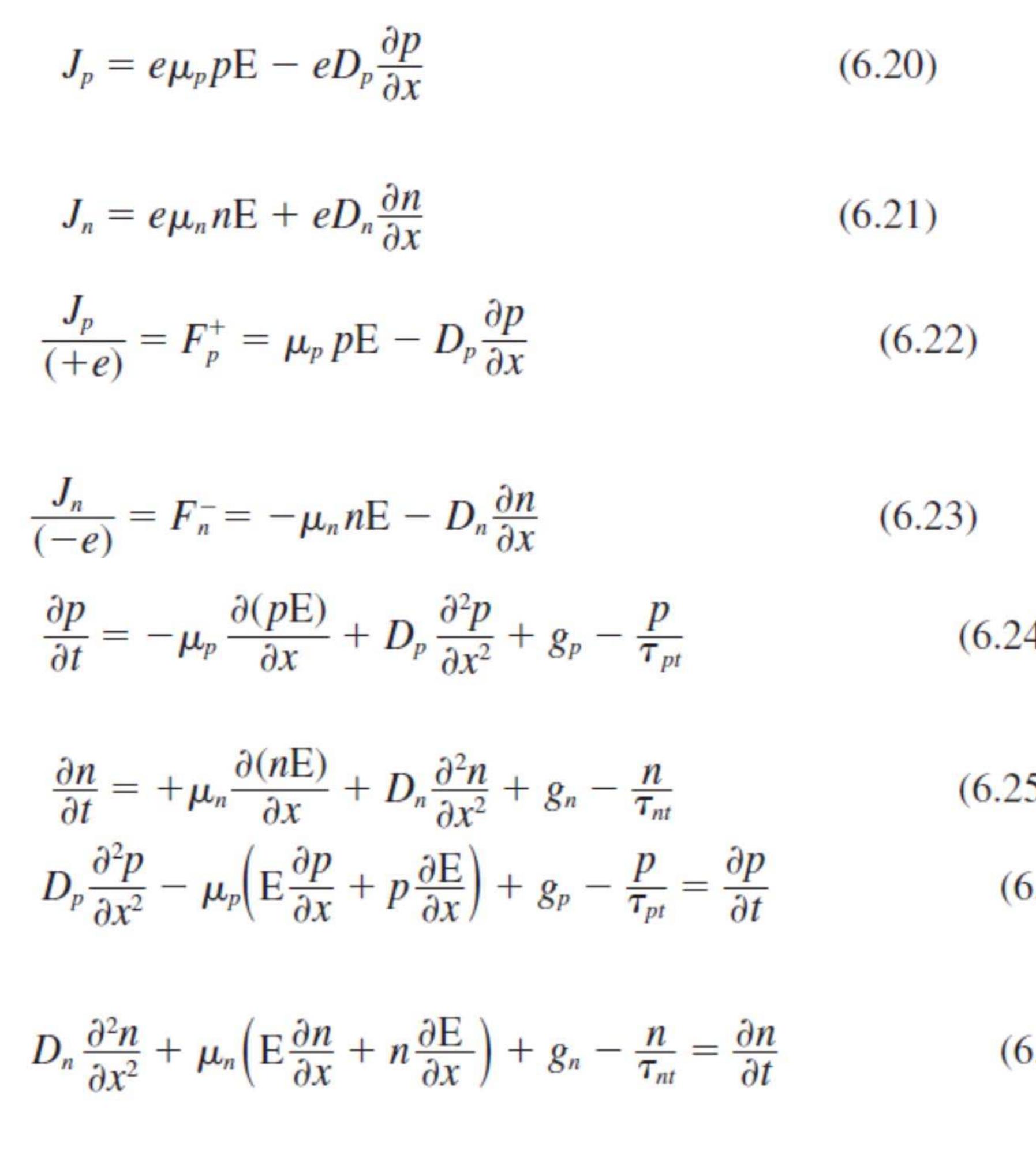 Time-dependent diffusion equations