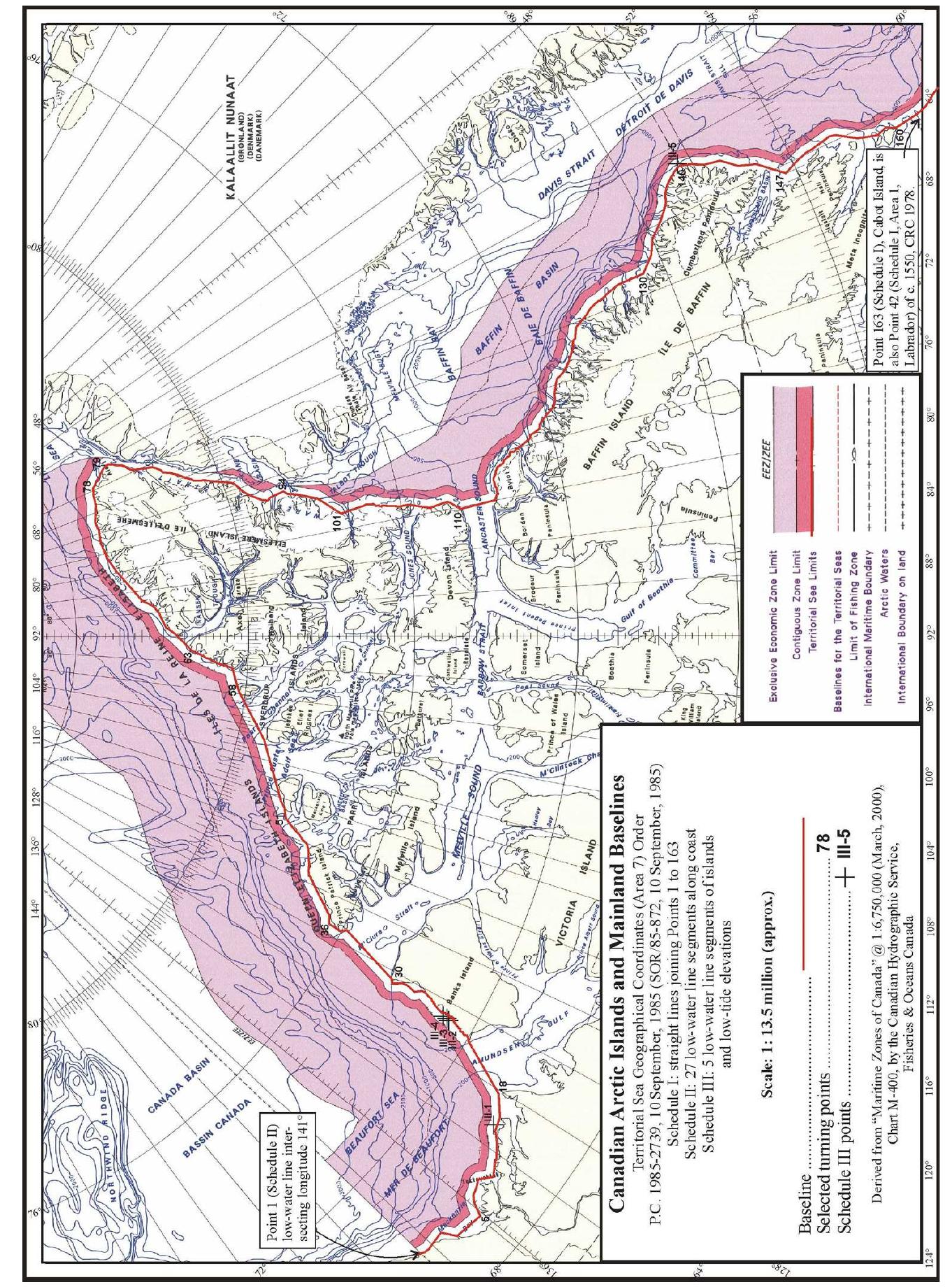 Map 12. canadian hydrographic service, chart m-400 (march