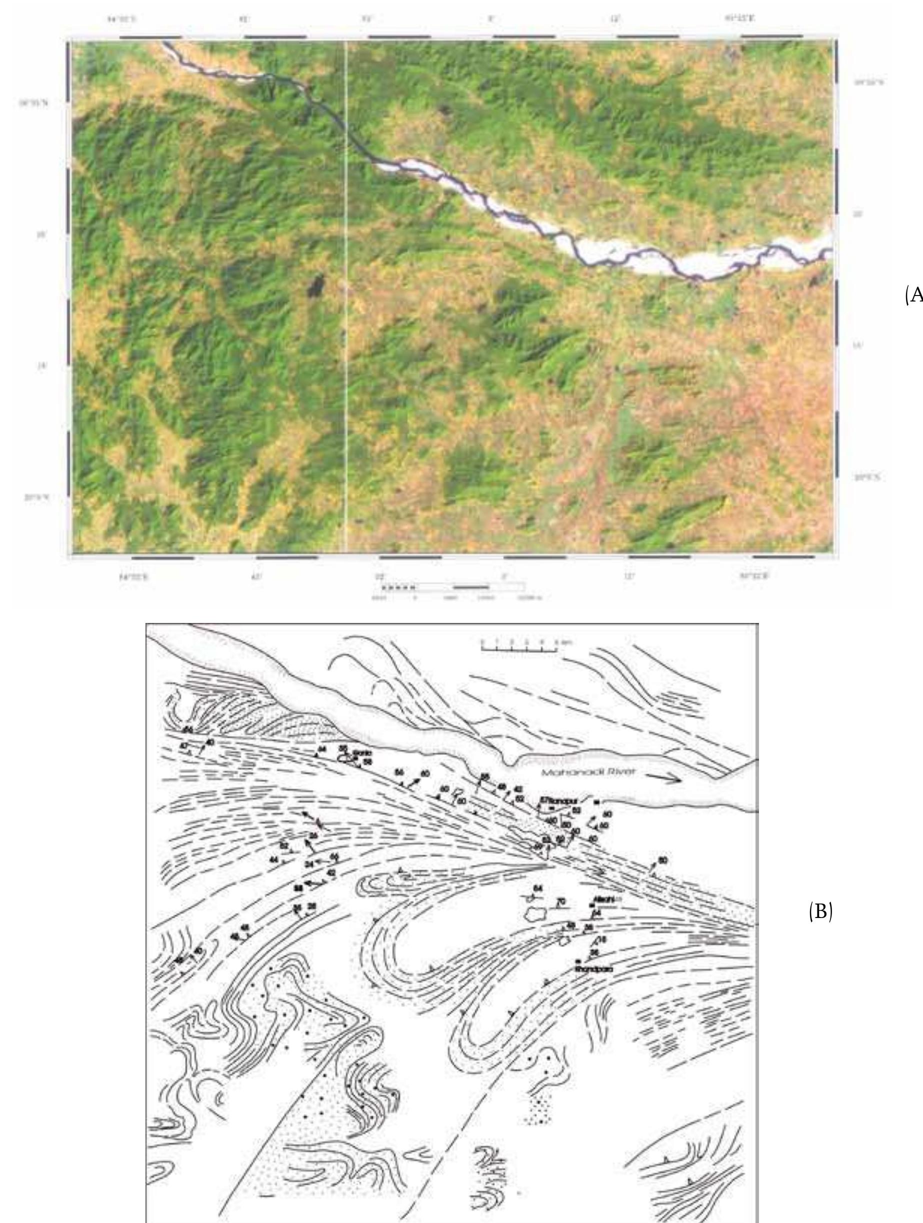 Figure 12 - mapping shear zones