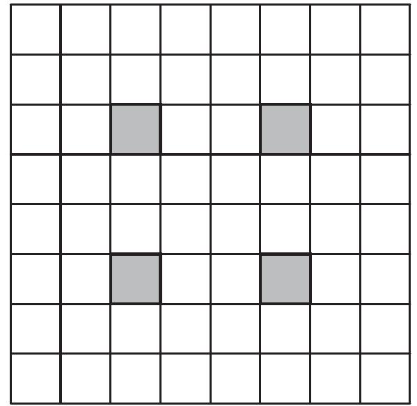 51 four possible monomino positions (shown in gray) for