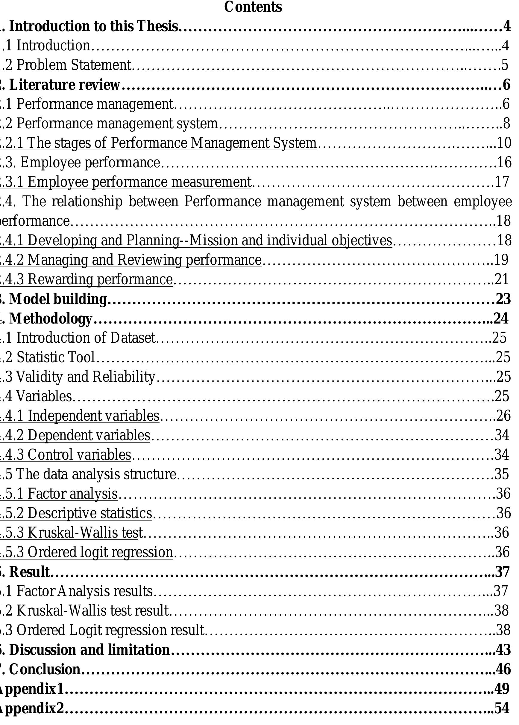 Figure 2 - The Impact of Performance Management System on