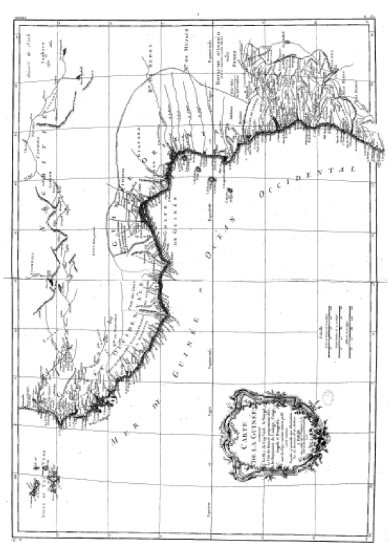 Map 3: map of west a frica and the gulf of guinea by m.