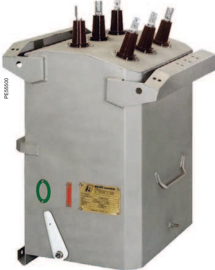 The advc interfaces to the recloser via the control cable