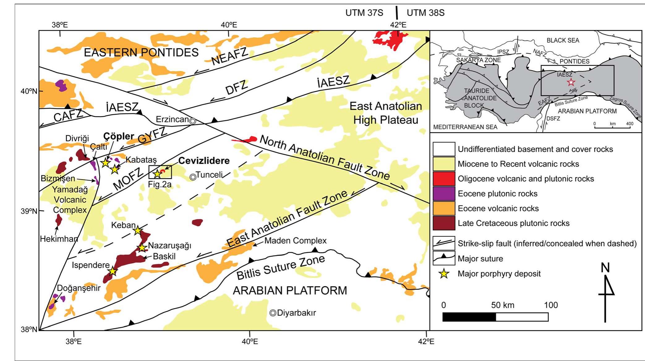 Star shows the approximate location of the cevizlidere