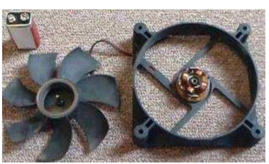 Now we need to rotate the shaft of the generator to produce